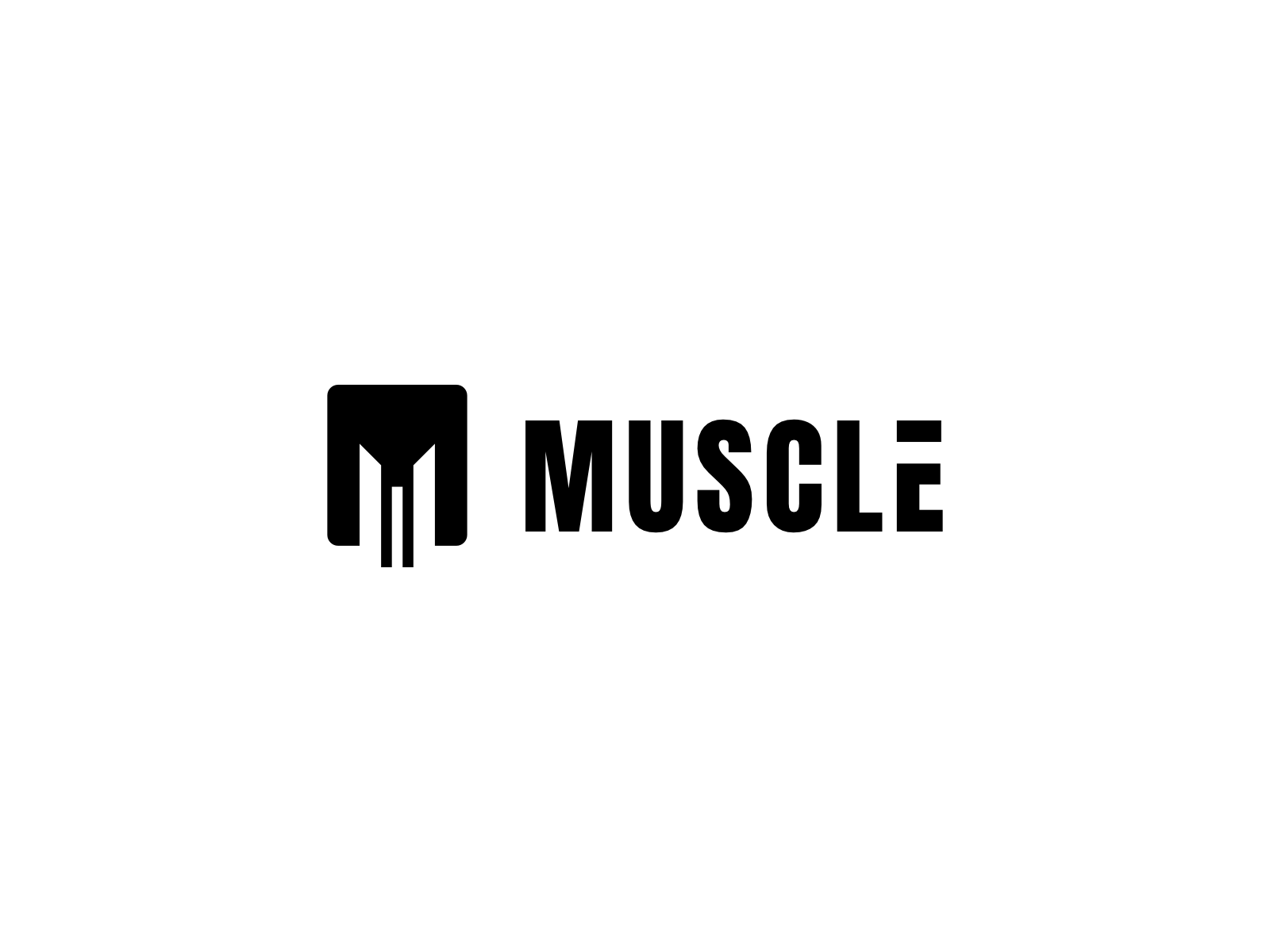 Muscle logo design concept by Jaargib_design on Dribbble