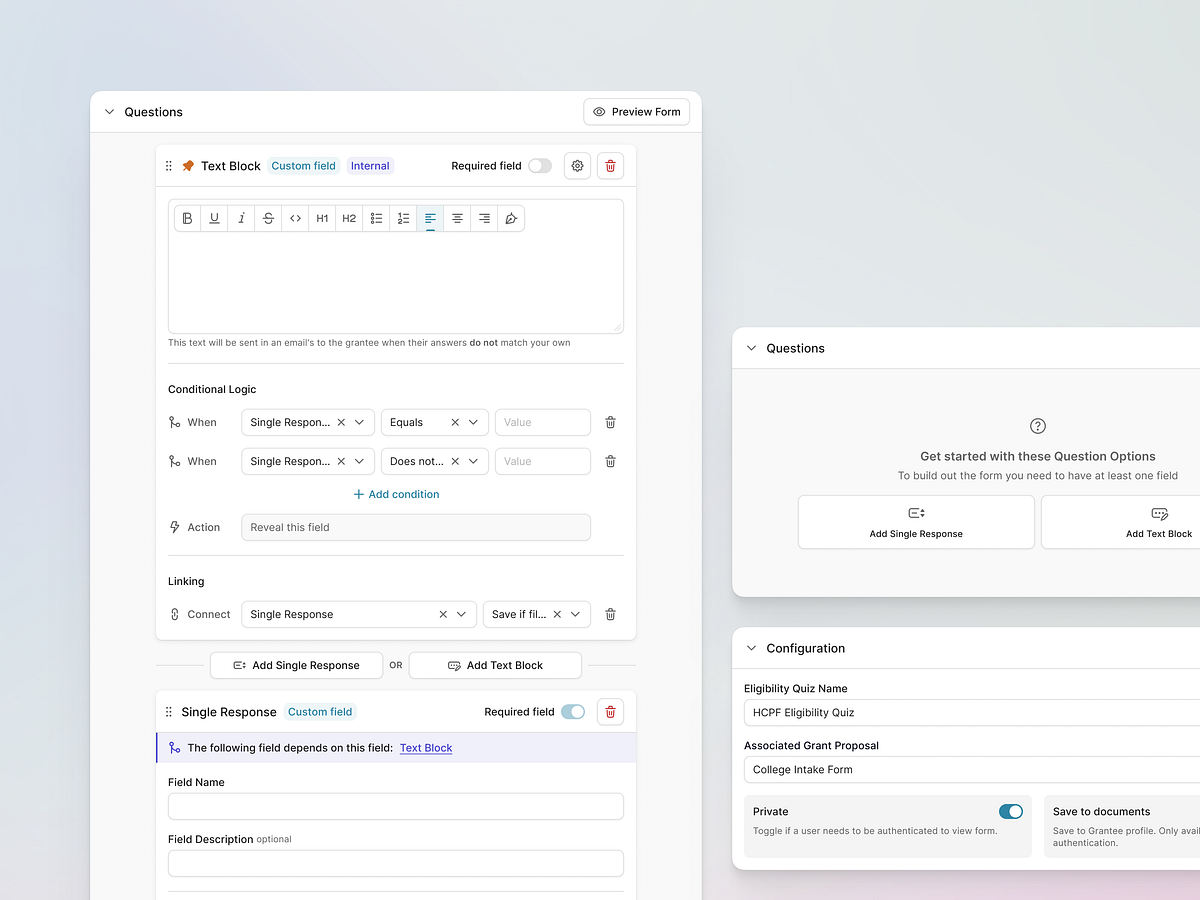 Form Builder by Prakash Ghodke 👋 for Never Before Seen on Dribbble