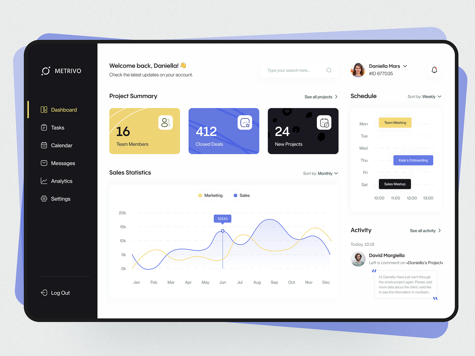 📊 Product design for your marketing dashboard | Hyperactive by Hyperactive UI/UX for Hyperactive ...