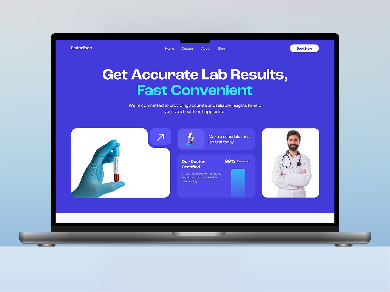 Medical health check & Lab test website design by Syed Sanib on Dribbble