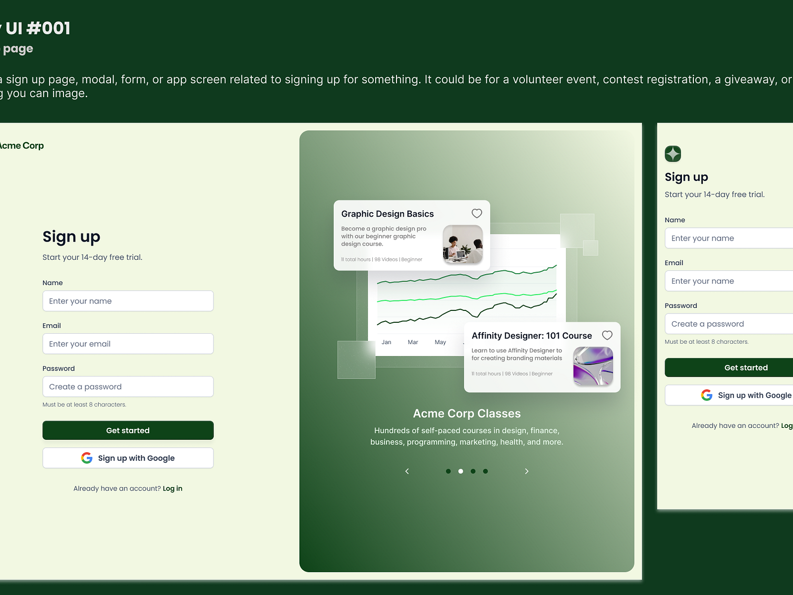 Daily UI 001: Sign Up Page by Colin Ashby on Dribbble