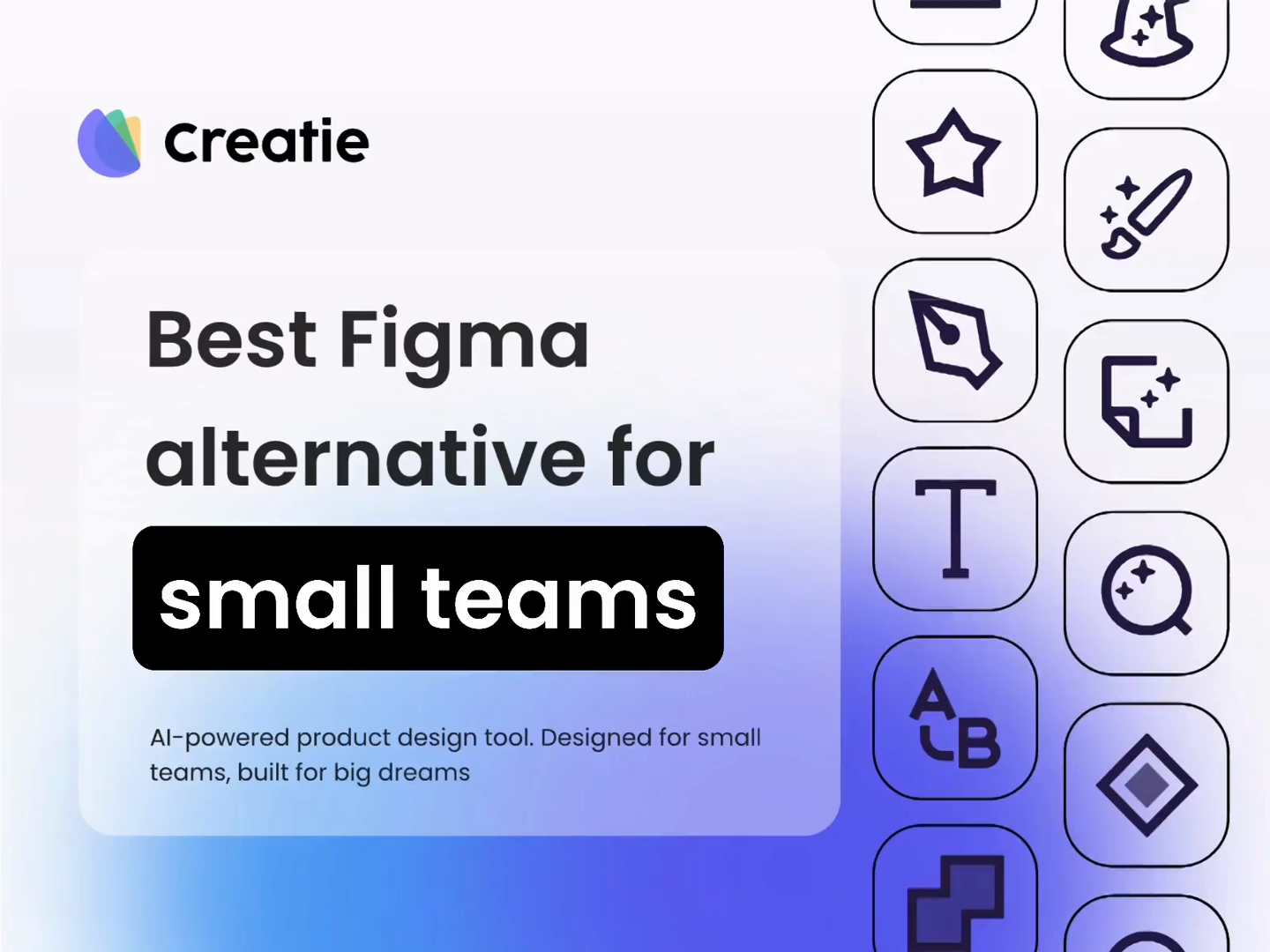 Best Figma alternative for small teams by Creatie on Dribbble