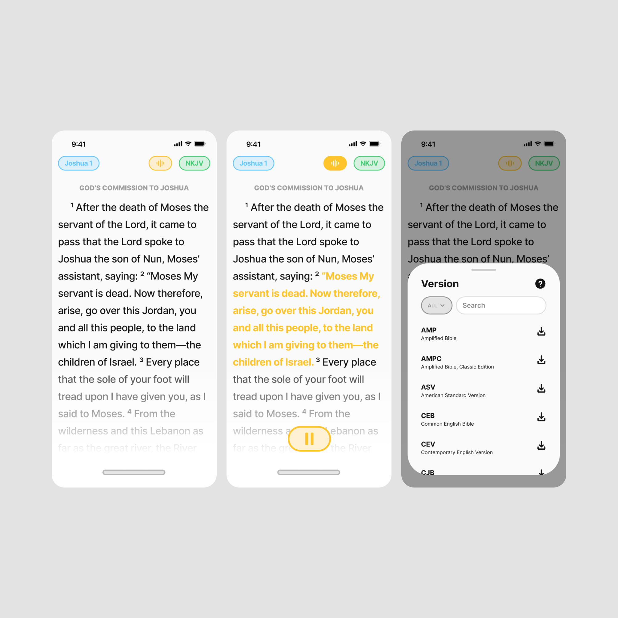 Bible App - UI Concept by Israel Kamuanga on Dribbble