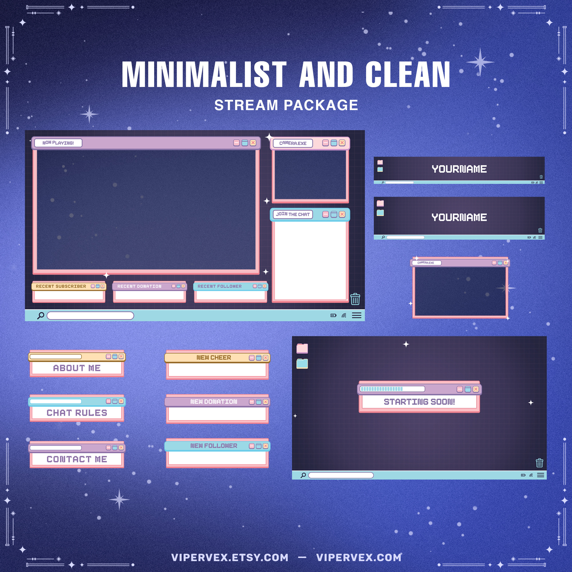 Free Twitch Overlay designs, themes, templates and downloadable graphic ...