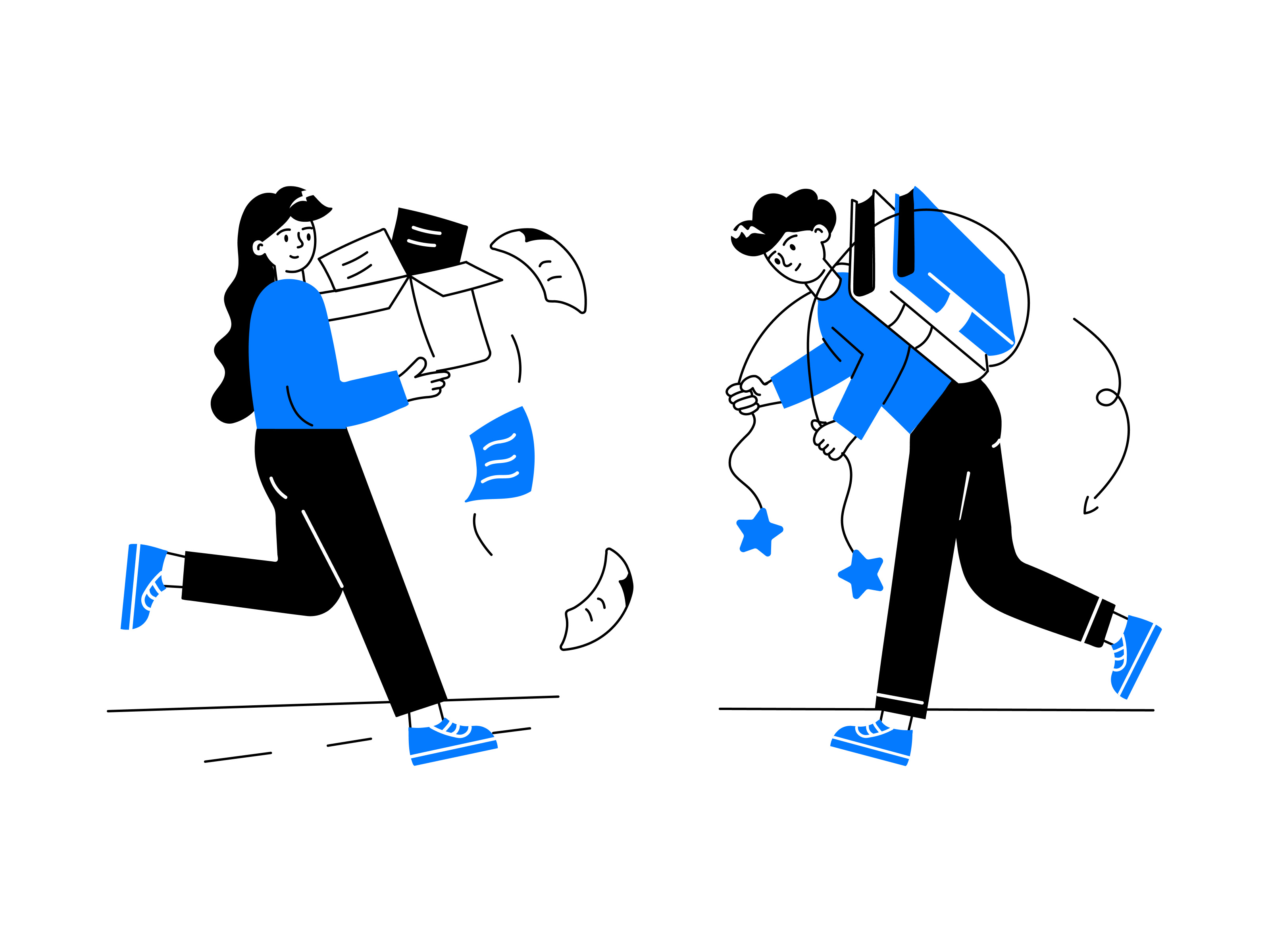 Animated Reading Mini Illustrations by Prosymbols on Dribbble