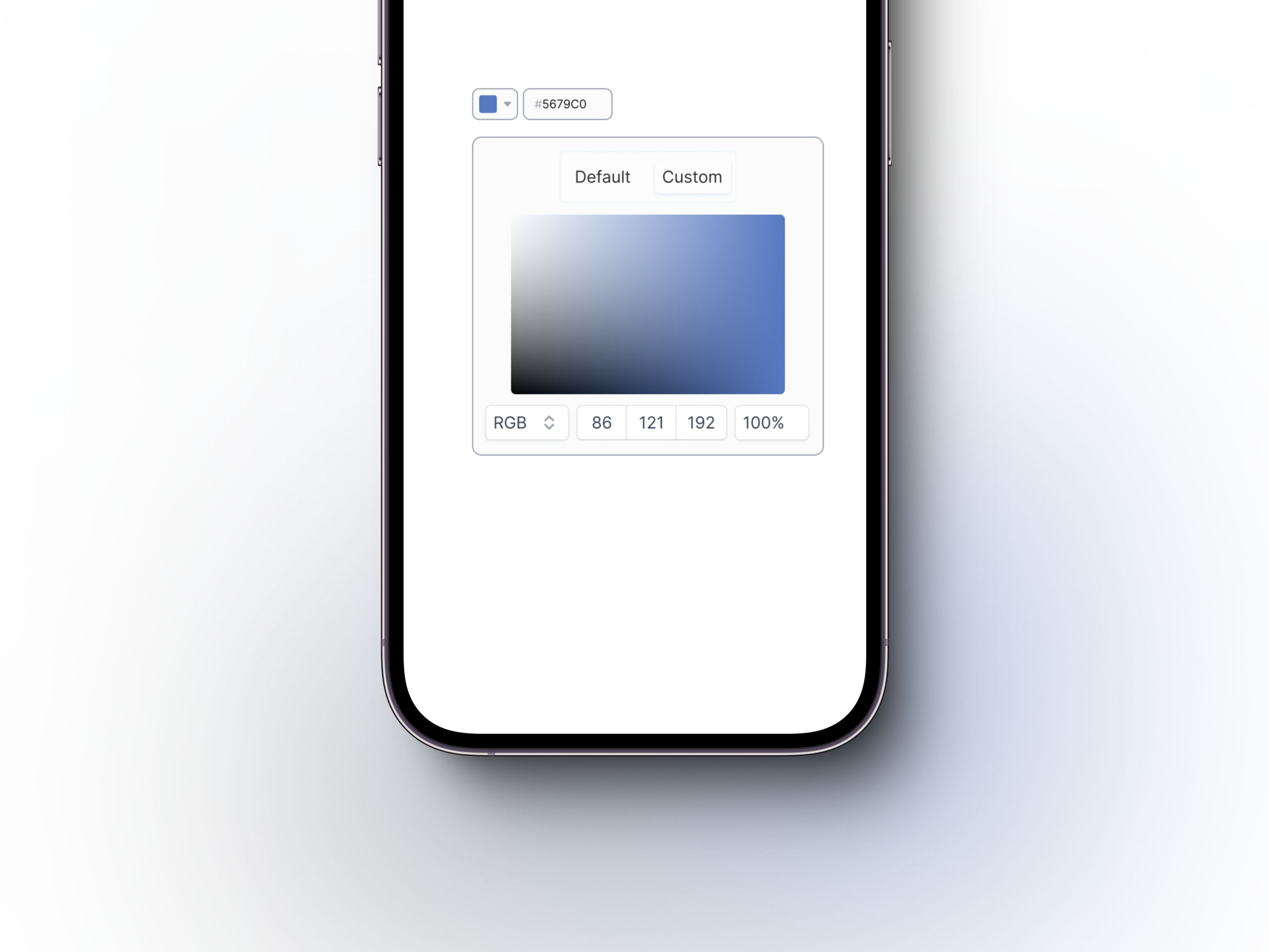 Challenge - 060 - Color Picker by Julia Kovalenko on Dribbble