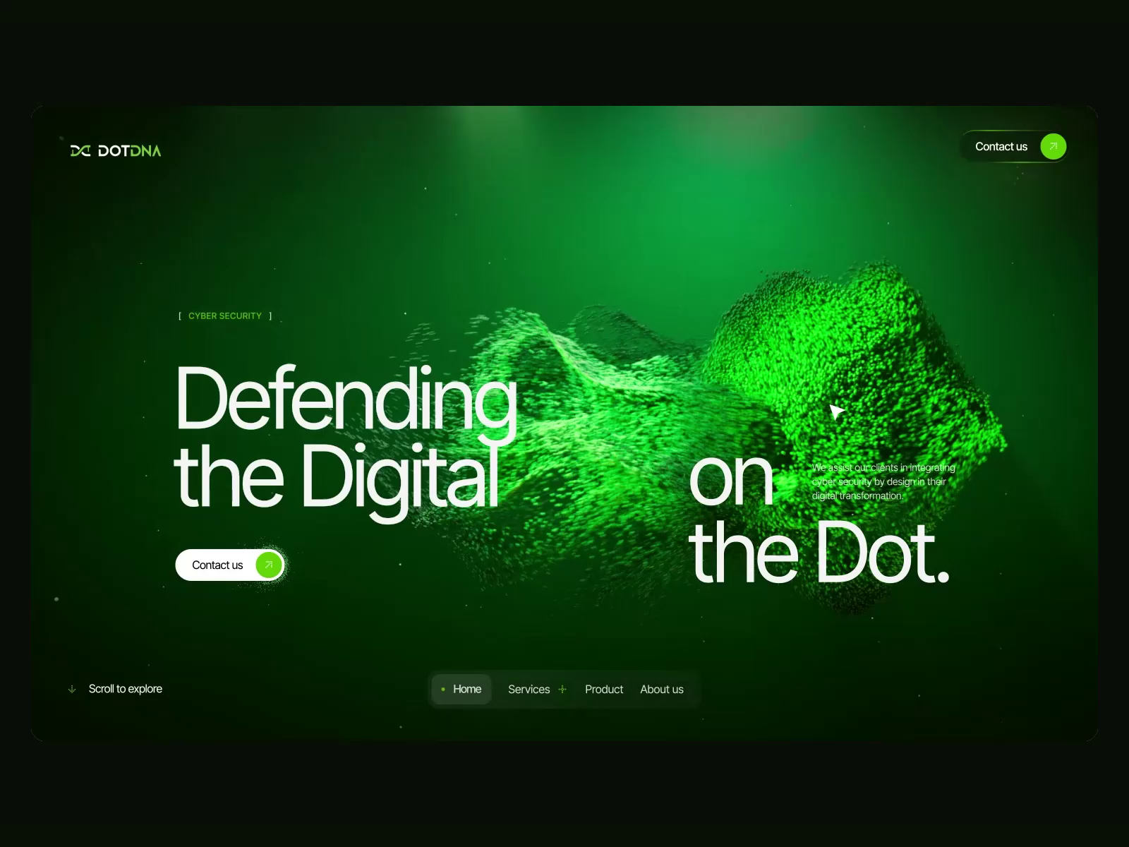 Cybersecurity Landing Page By Levi Wilson For Qclay On Dribbble