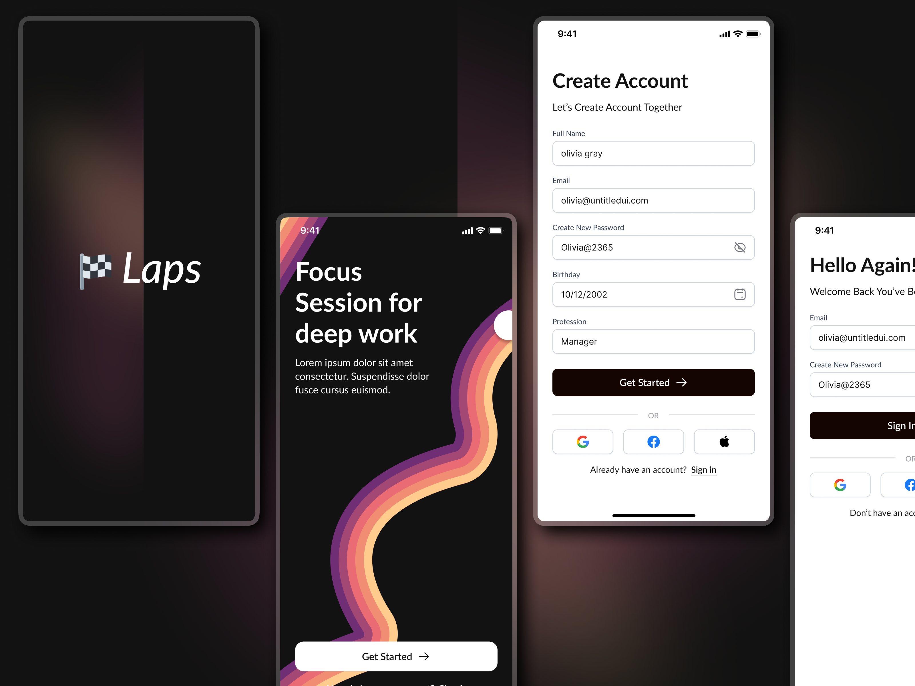 Mobile Splash Screen by Vaghasiya on Dribbble