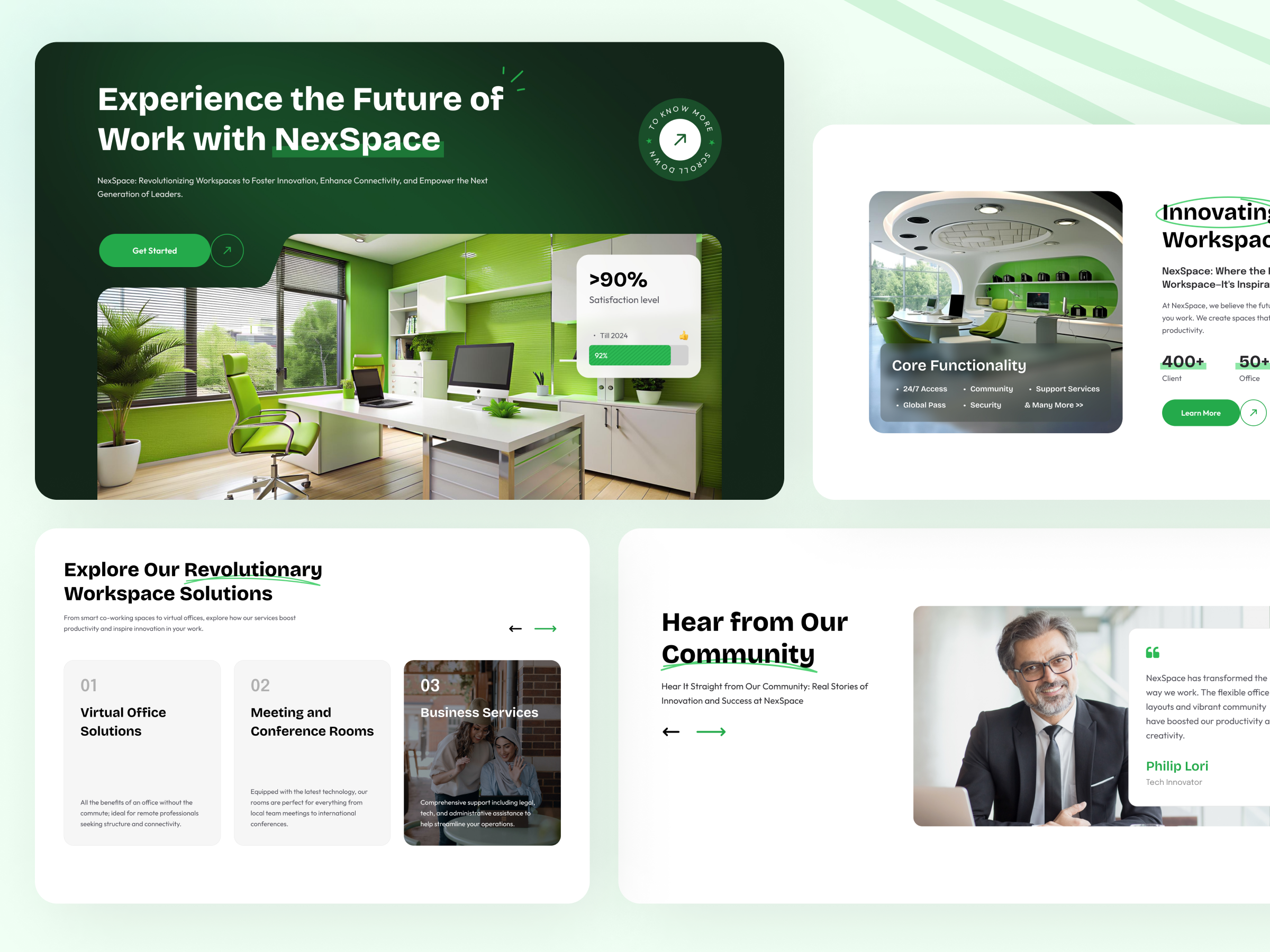 Future Workspace Website Landing Page Design by Design Monks - UX UI | Web Design | Web & Mobile ...