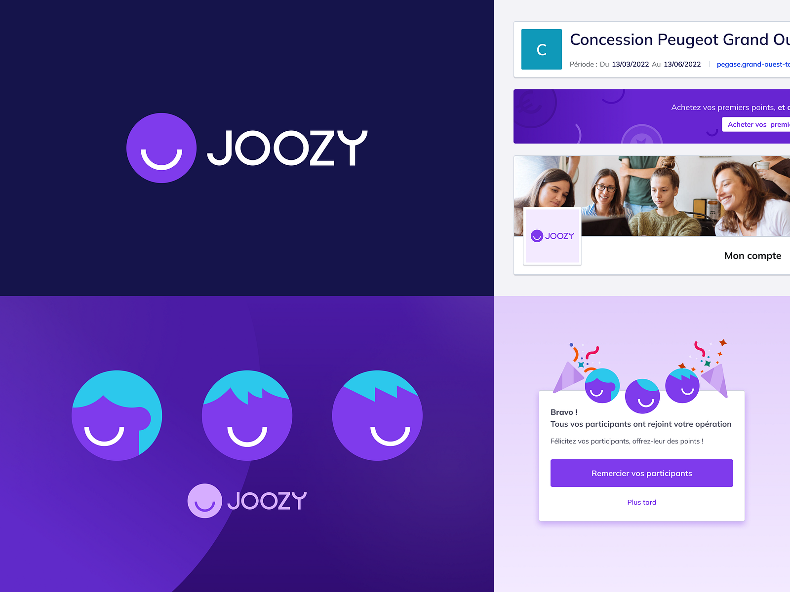 Joozy Branding by Renaud Goujat @ PALO IT on Dribbble