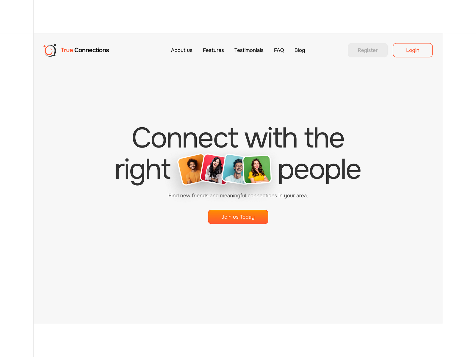 True Connections - Hero Section by Miloš Vukadinović on Dribbble
