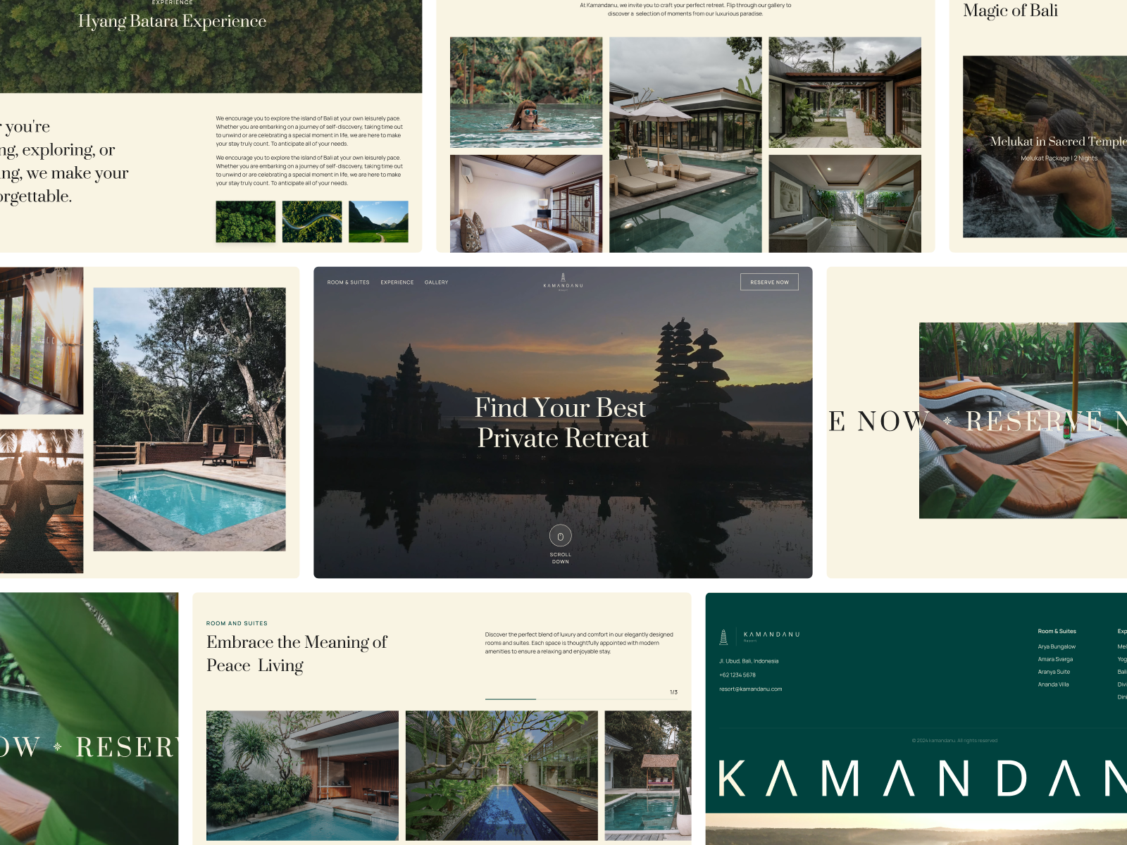 Kamandanu Resort Branding by Pixelz Design for Pixelz on Dribbble