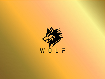 Wolf Logo by HUSSNAIN GRAPHICS on Dribbble