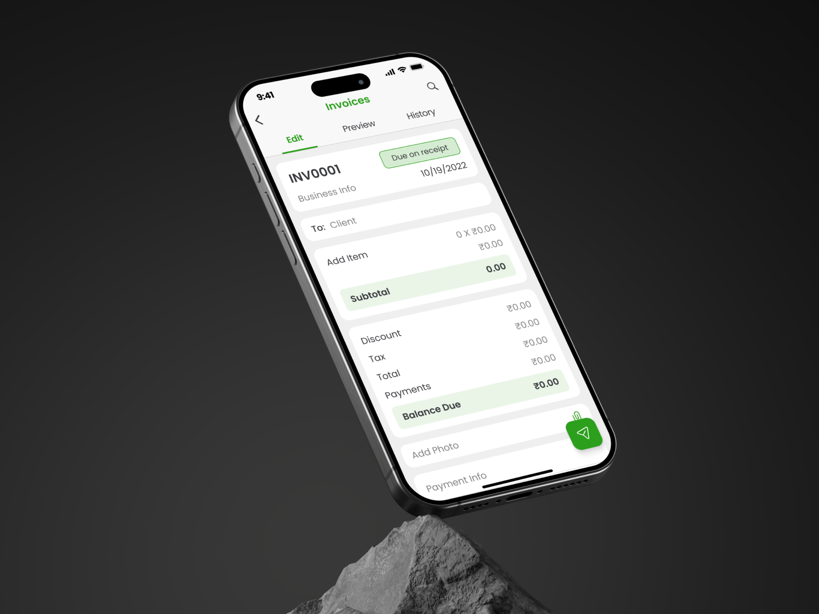 Invoice App Design by iCoderz Solutions on Dribbble