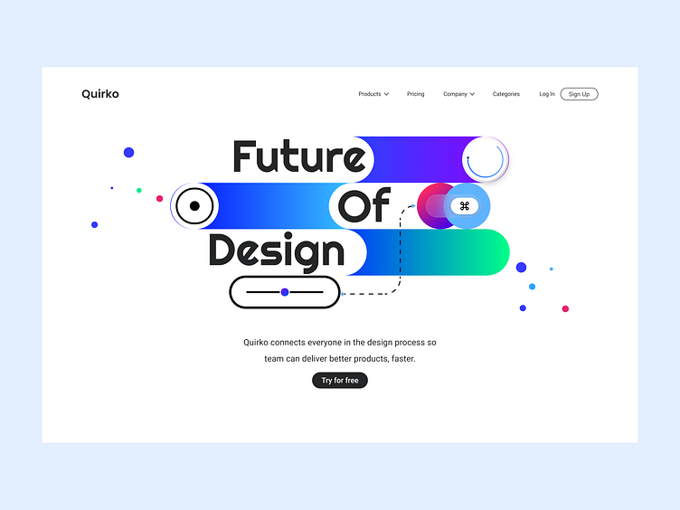 Creative website hero section UI Design by SAIFUL Ahmed on Dribbble