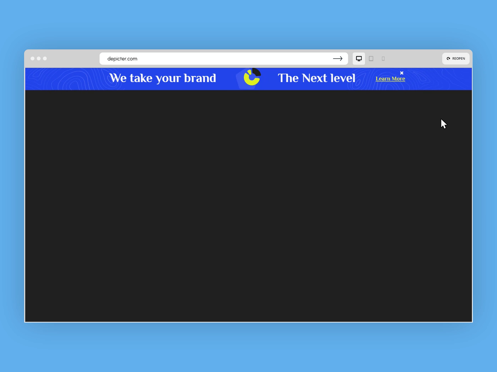 Brand Agency Notification Bar Template by depicter on Dribbble