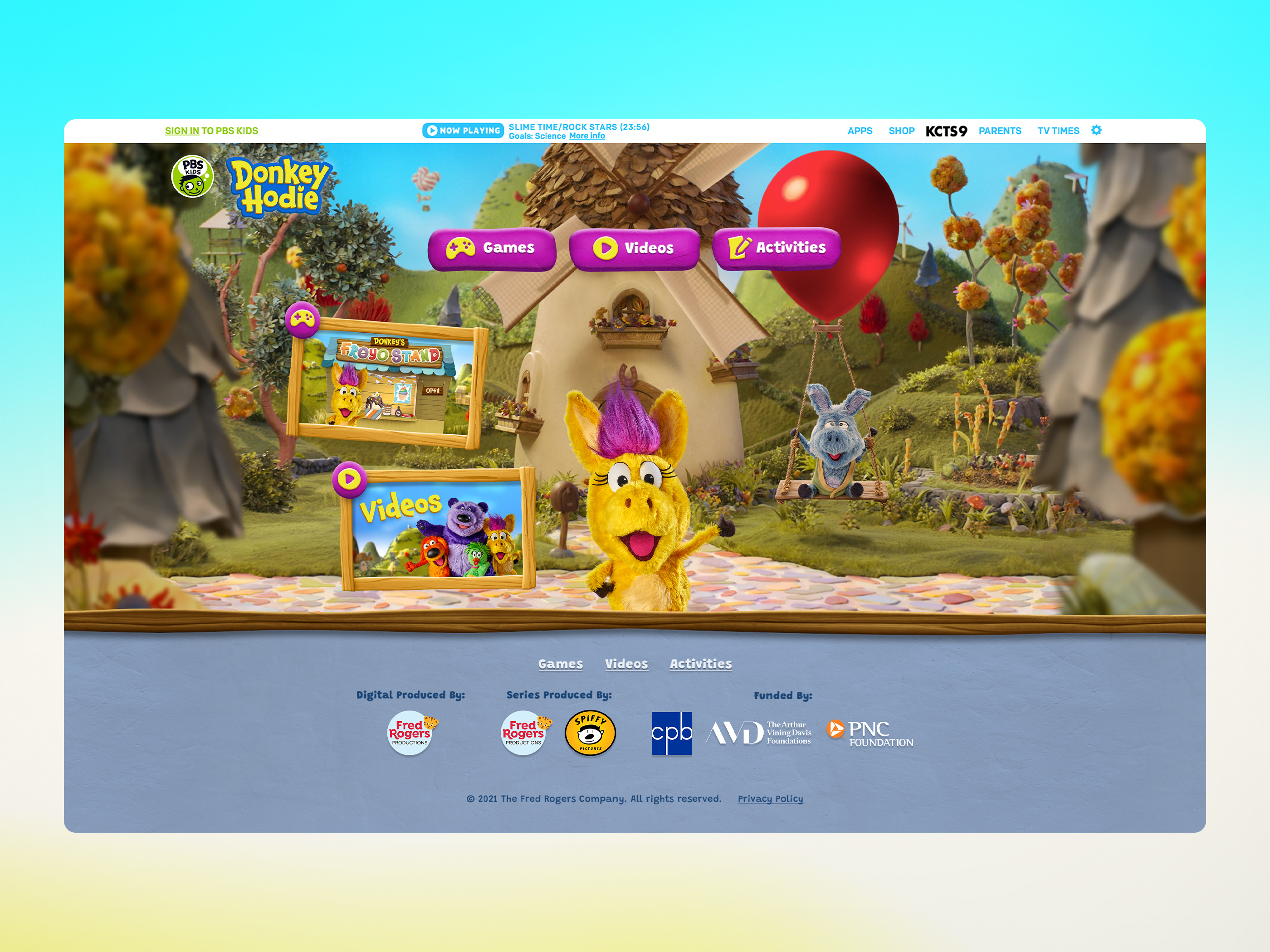 The Official PBS Kids Donkey Hodie Website by Tony Montaño on Dribbble