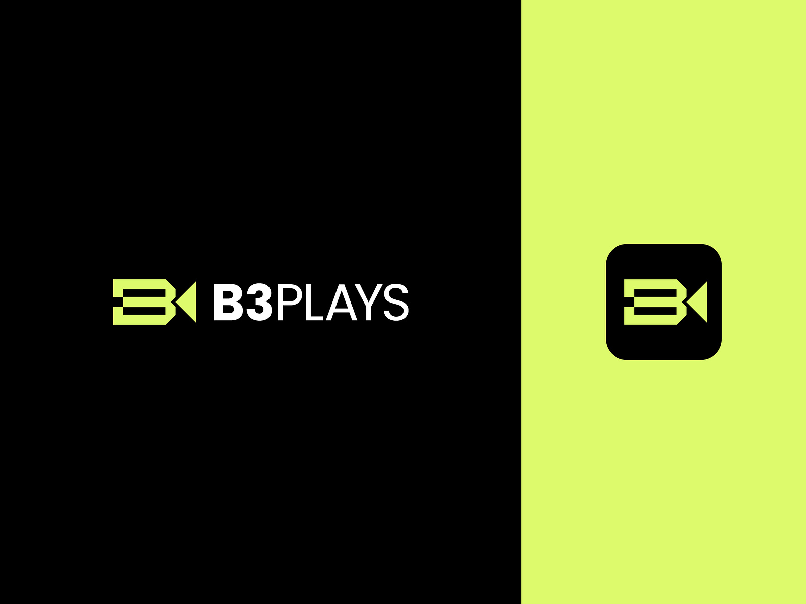 B3 Plays Logo Design by Abdul Rehman on Dribbble