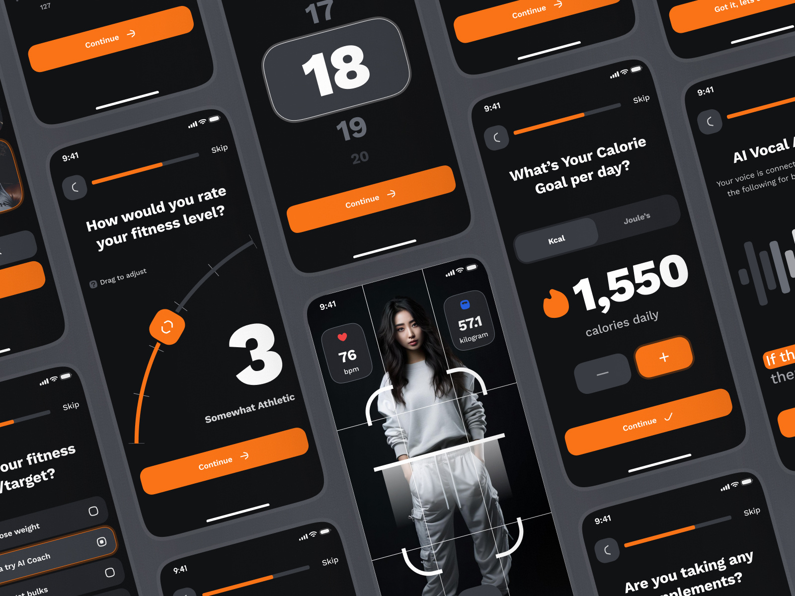 sandow UI Kit: AI Fitness & Diet App | Virtual Fitness Coach UI by ...