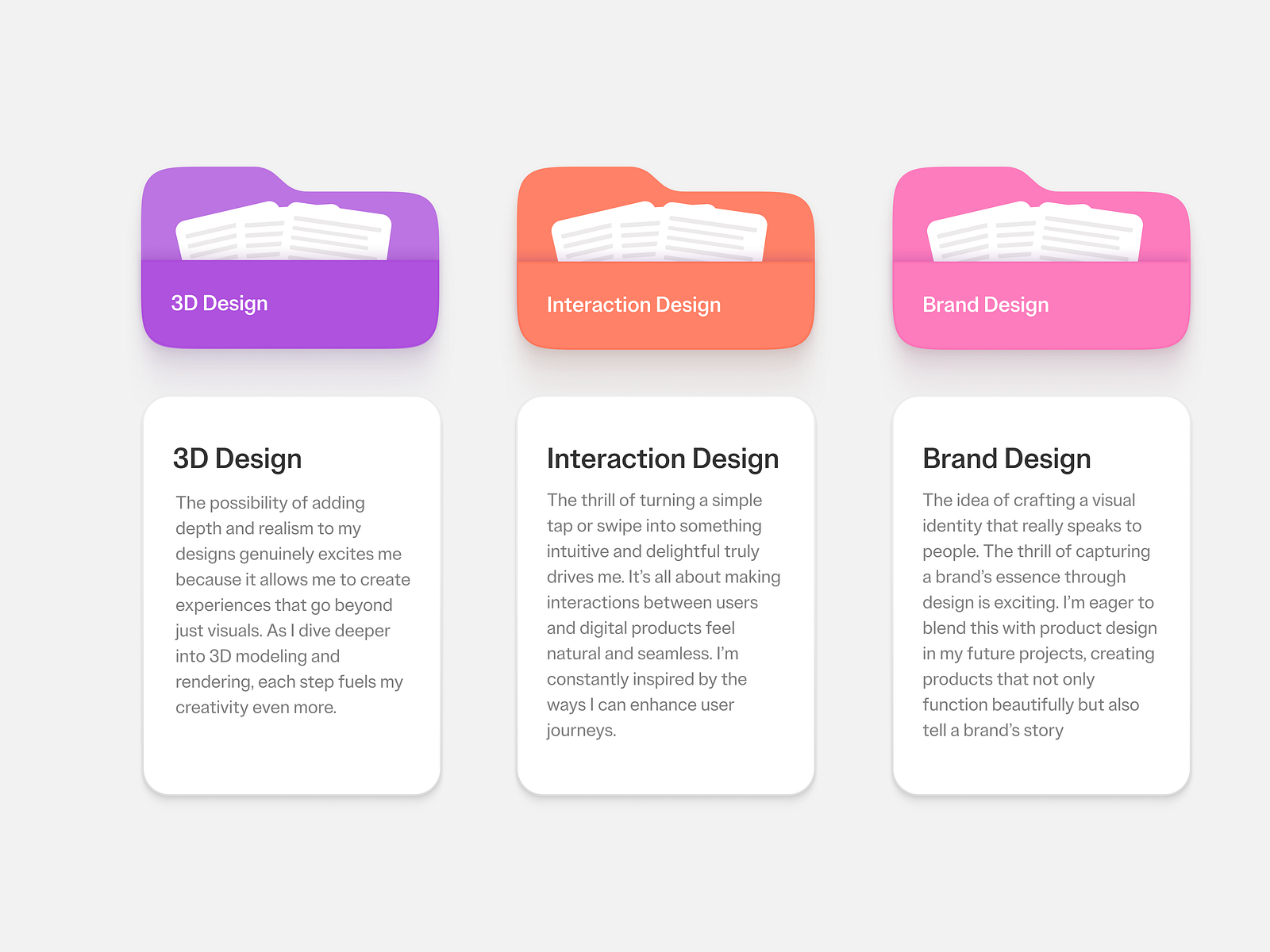 Folder UI Design by Farha on Dribbble