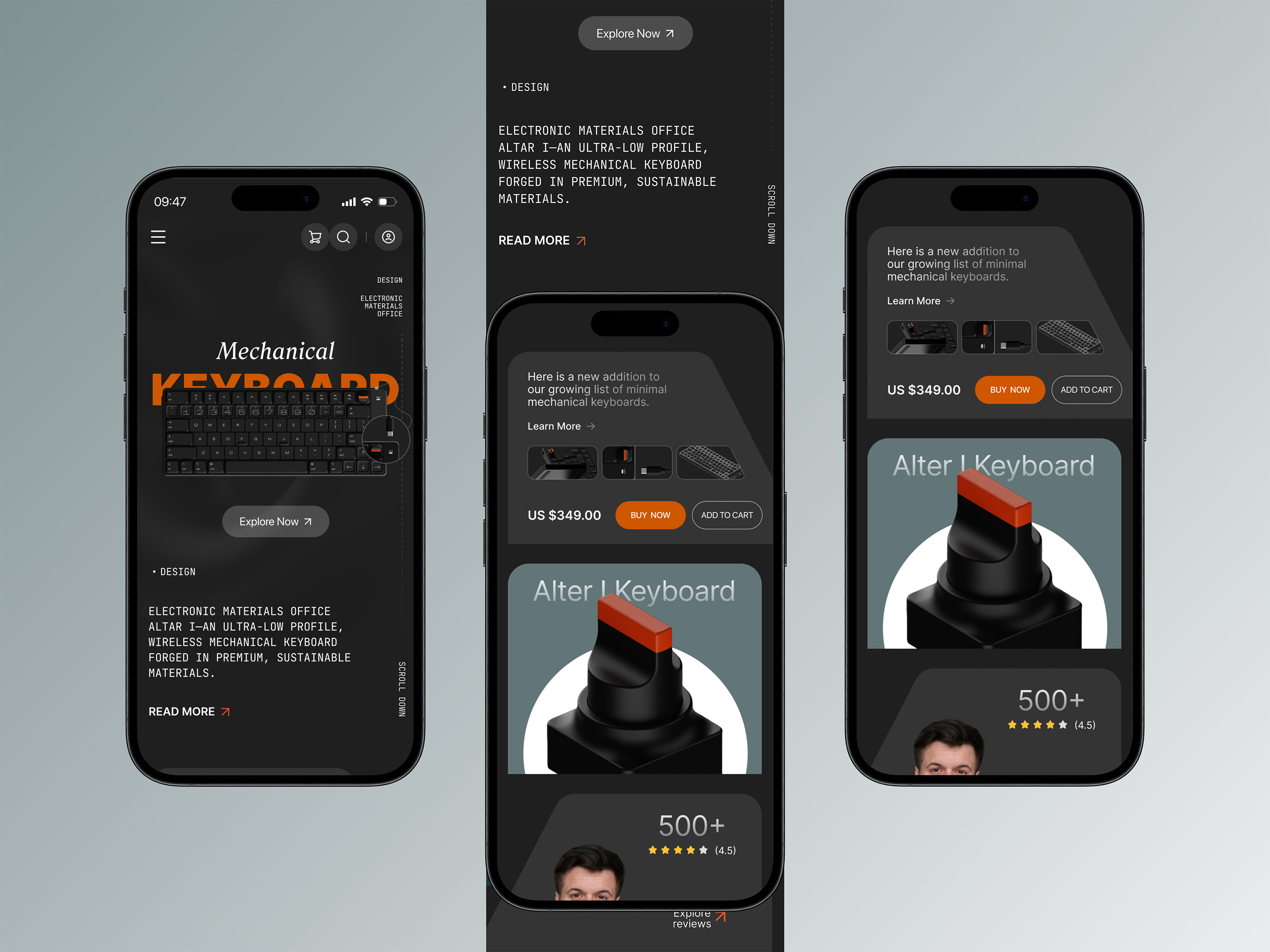 Mechanical Keyboard Website | Orbix Studio by Orbix Studio | Web App ...