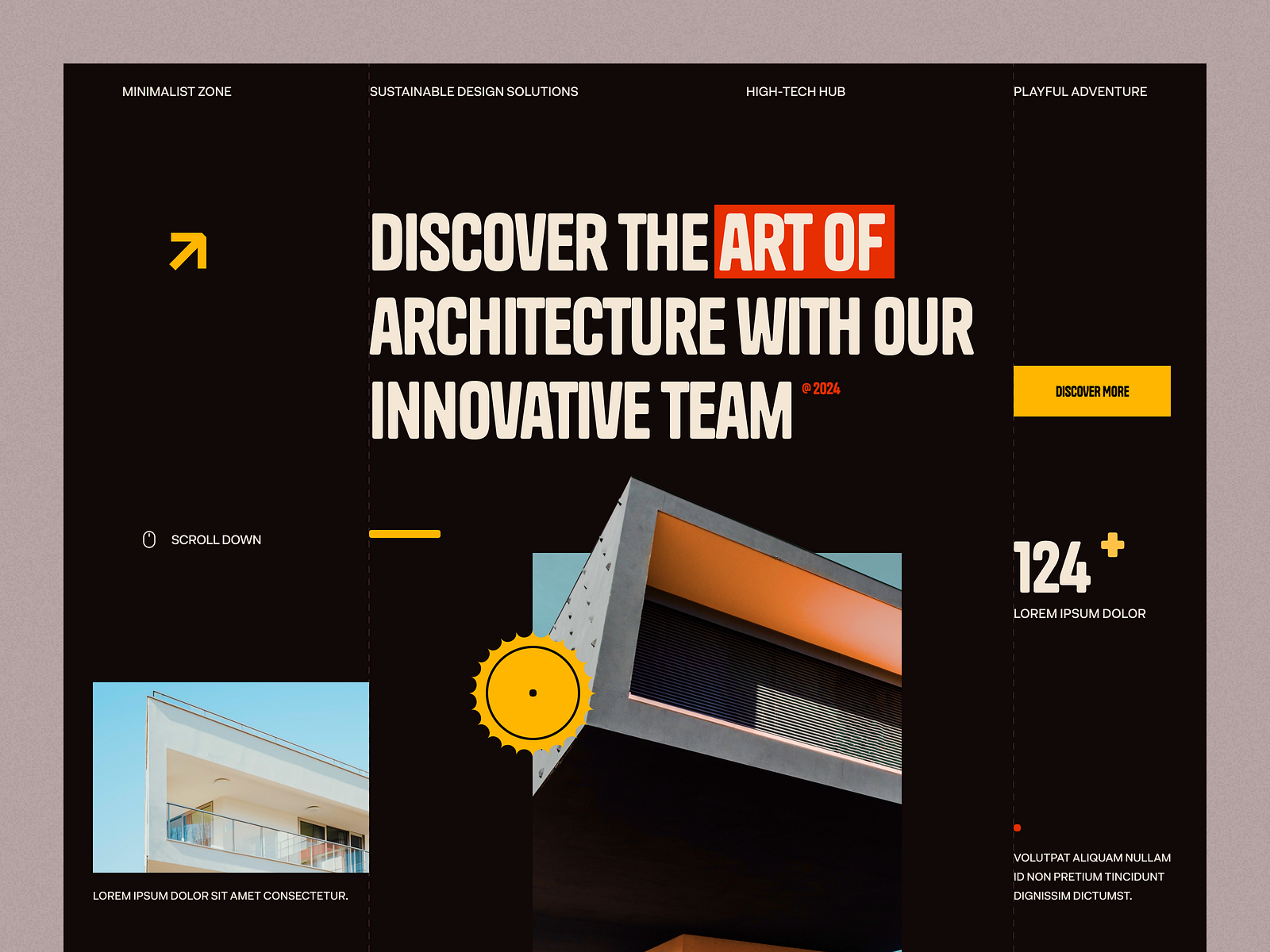 Architecture Header Exploration by Arif Mahmud on Dribbble