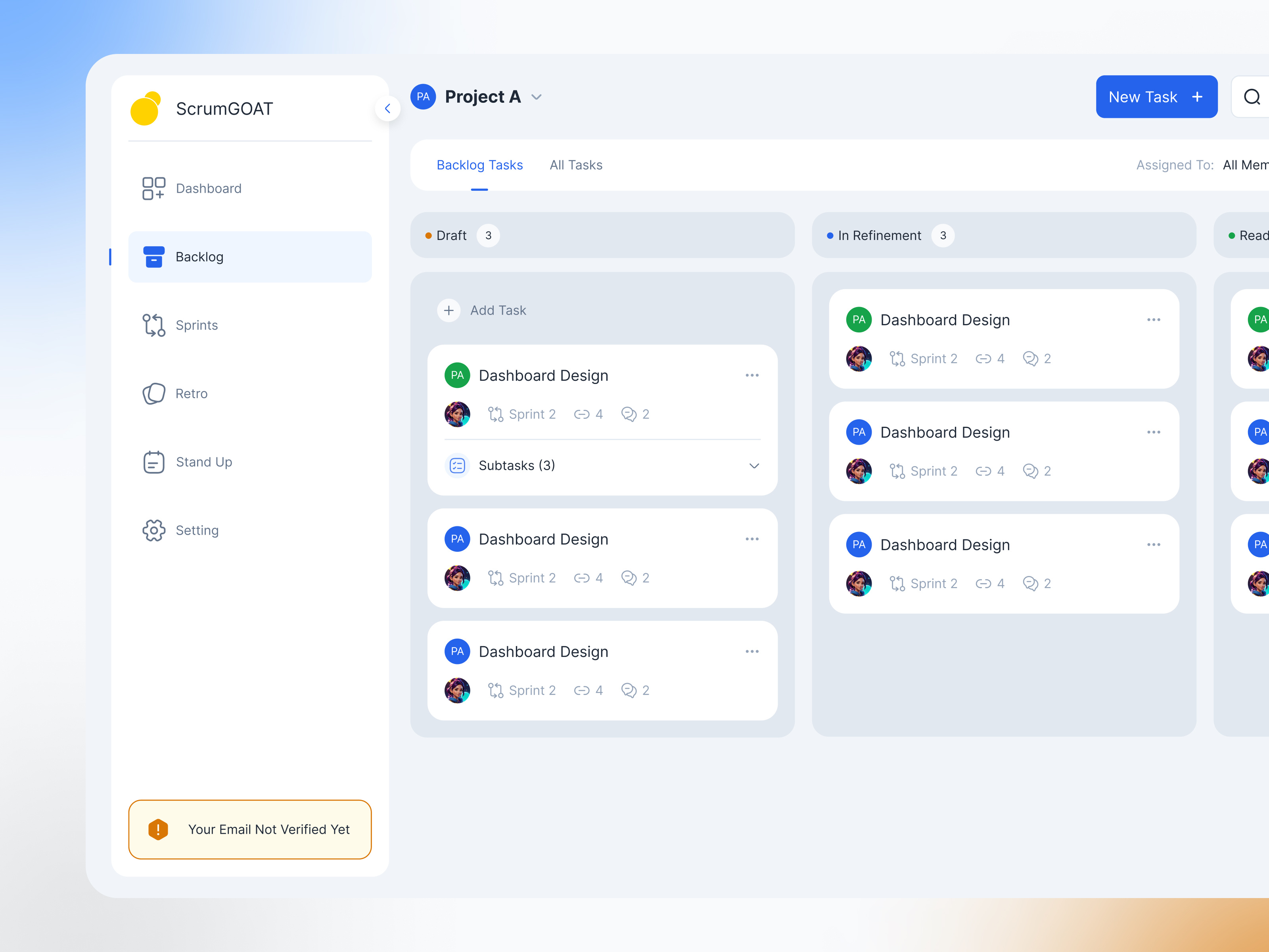 Task Management Dashboard by mahshid shahsavari on Dribbble