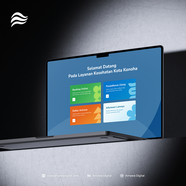 Healthcare Online Registration System by Arnawa Digital on Dribbble