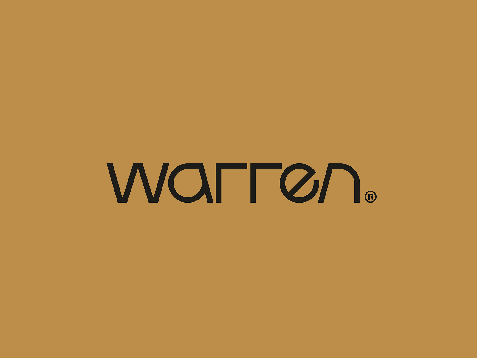 Warren® Logo design by Shadowed on Dribbble