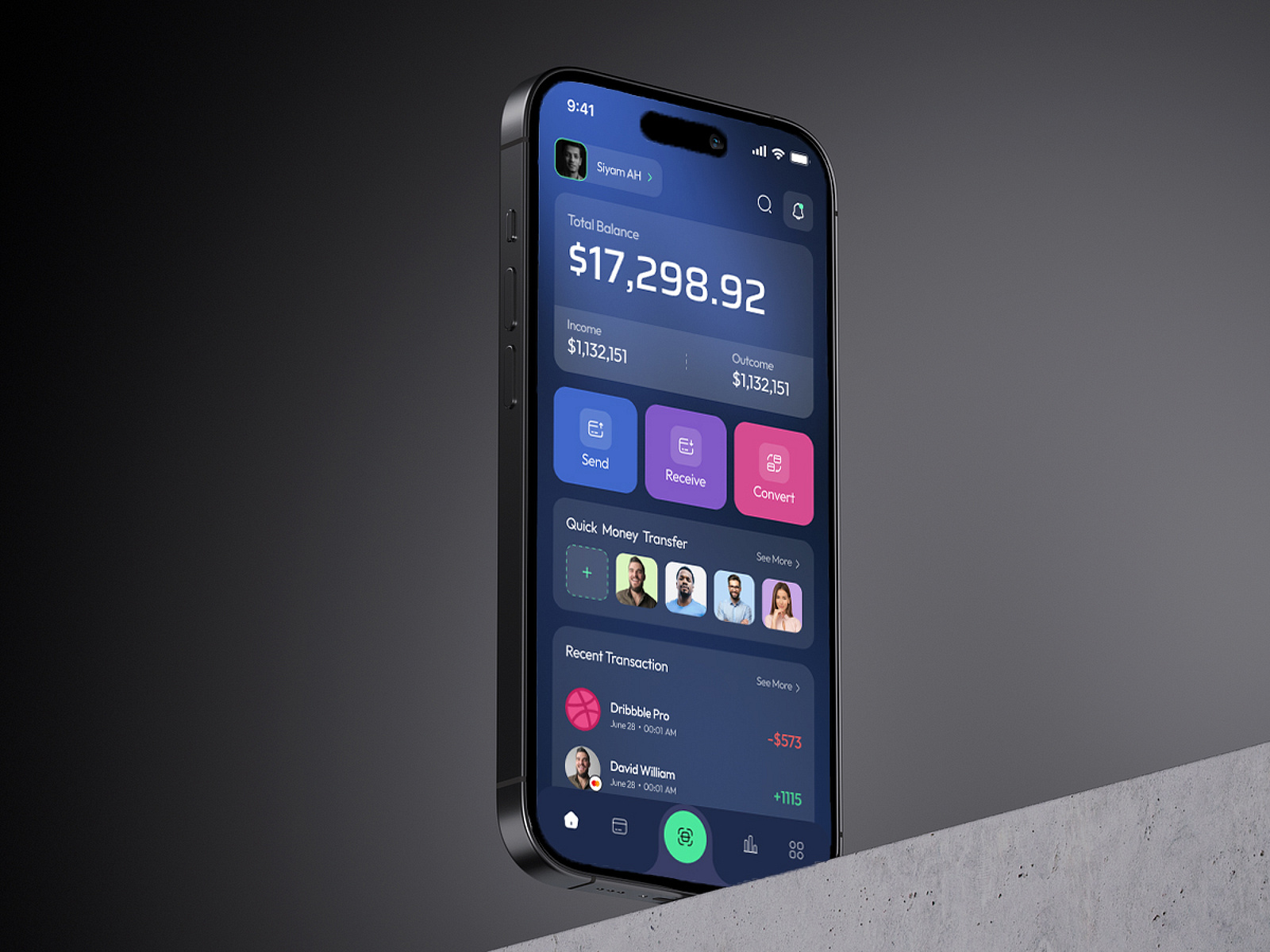 Finance service - Mobile app by Siyam for Arobix Design on Dribbble