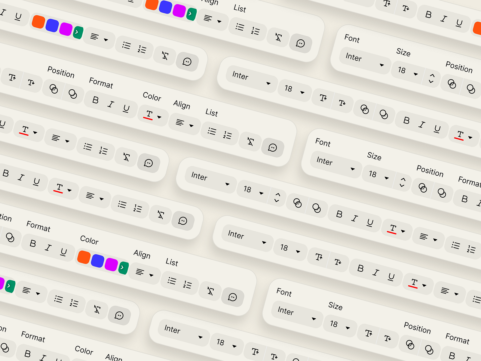 Text editor panel UI design by ⚡️ Mohd Matloob on Dribbble