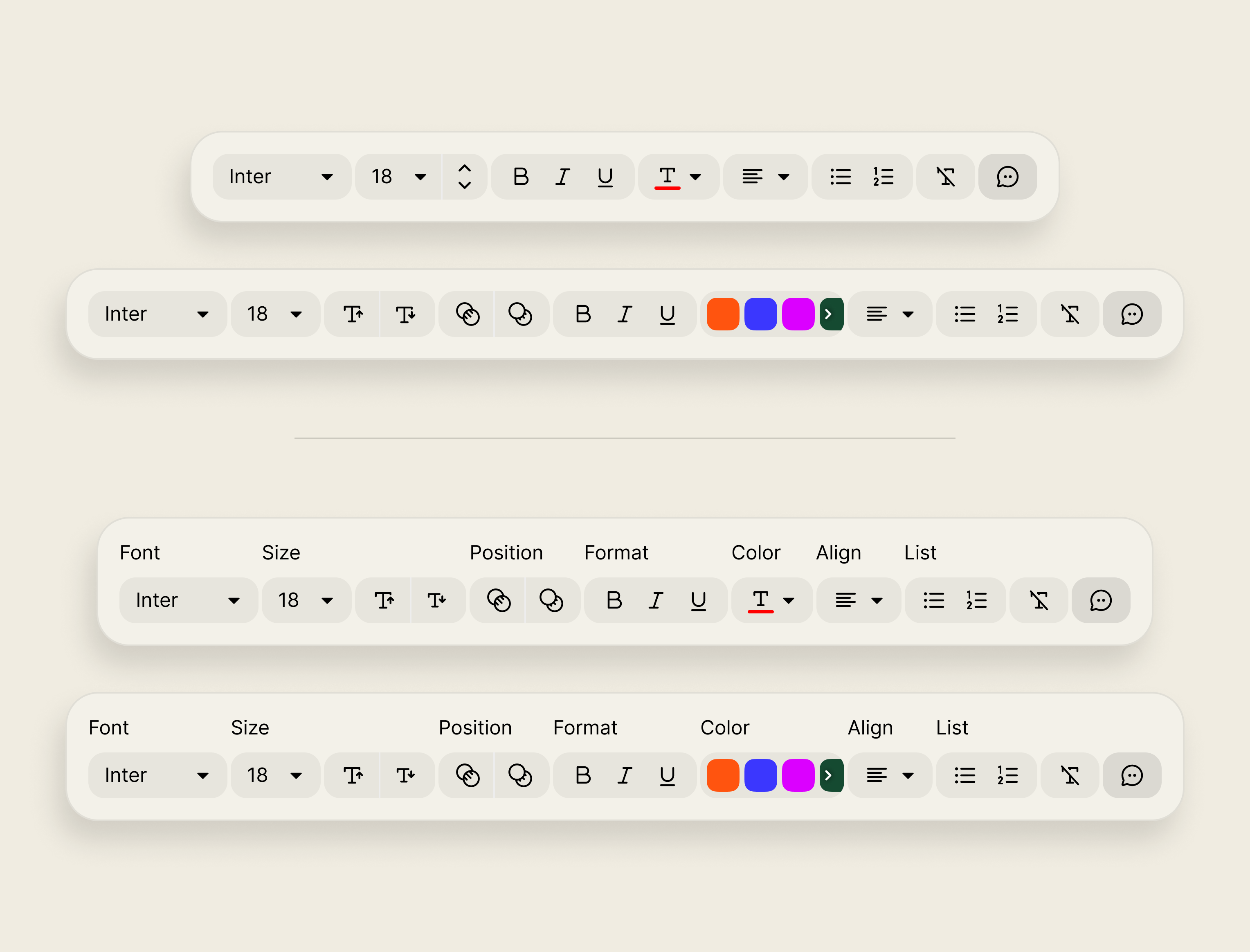 Text editor panel UI design by ⚡️ Mohd Matloob on Dribbble