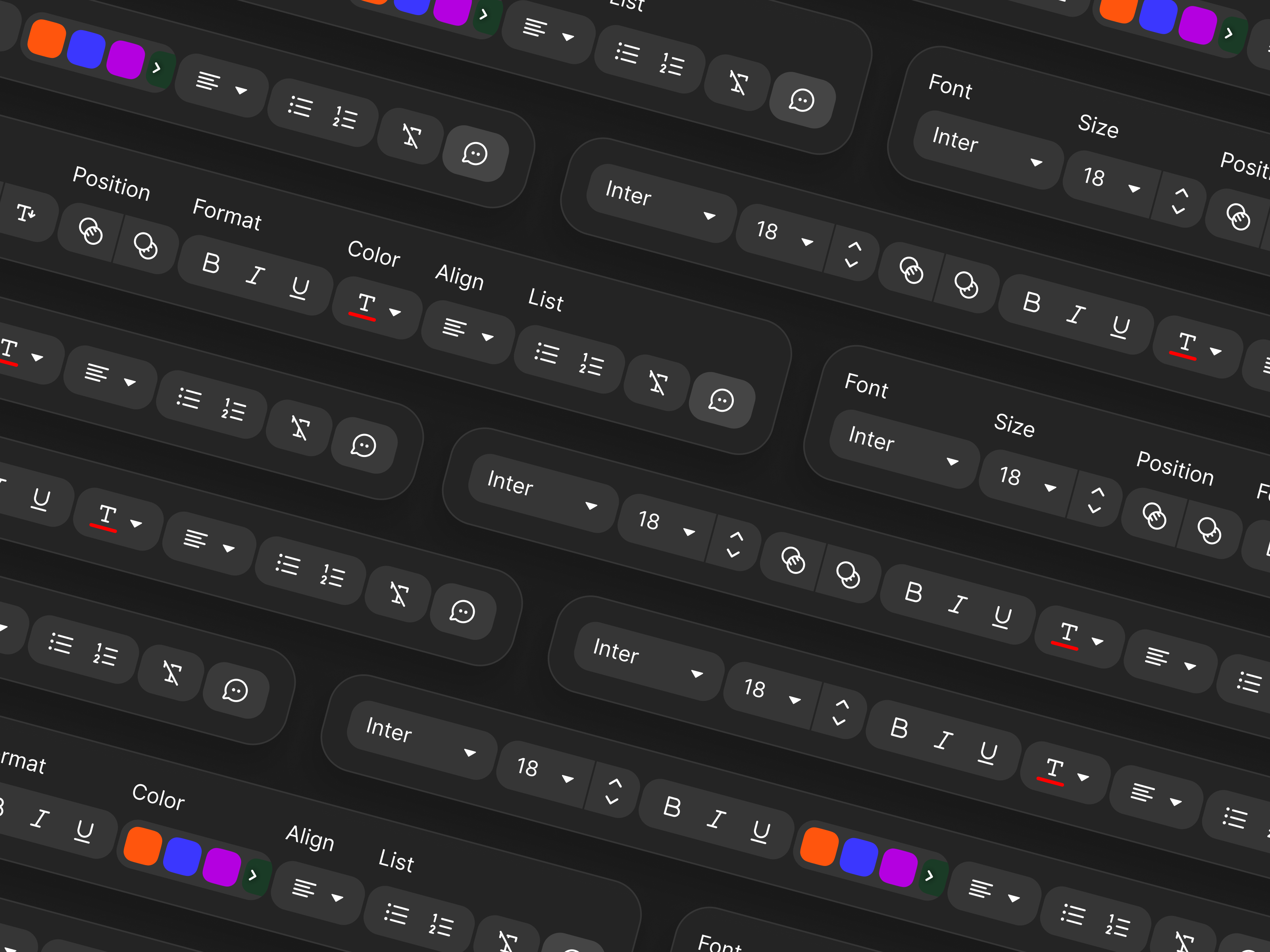 Text editor panel UI design by ⚡️ Mohd Matloob on Dribbble