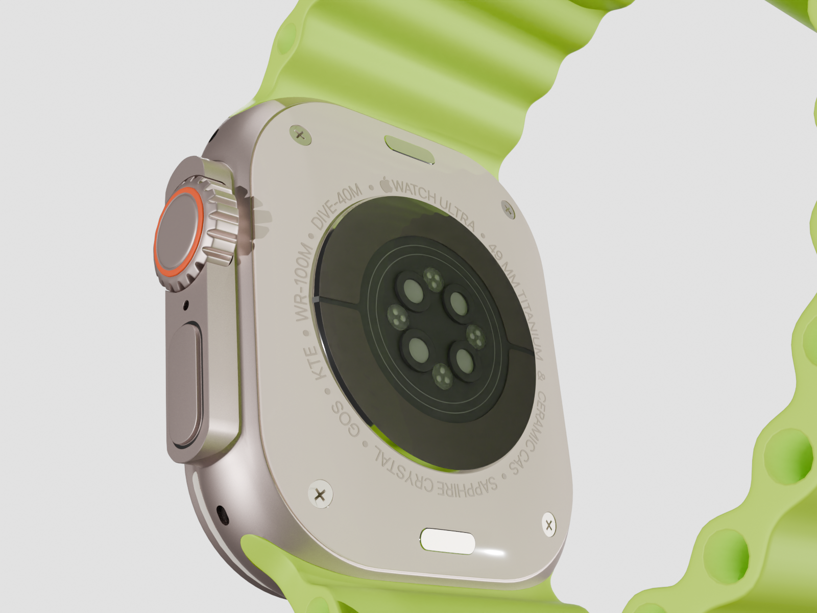Apple Watch Ultra 3D Model by Nozaracy on Dribbble