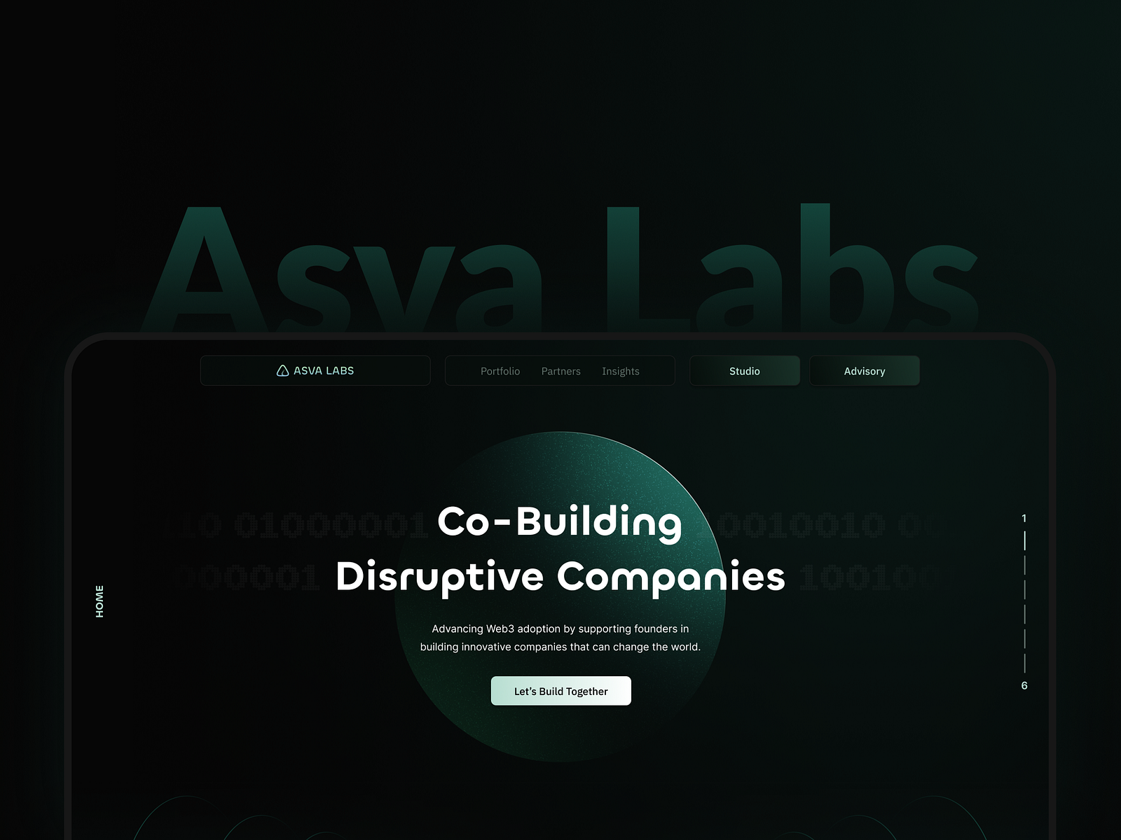 Web3 Venture Studio Website Design | UI/UX 2024 by Vaidik Sharma on ...