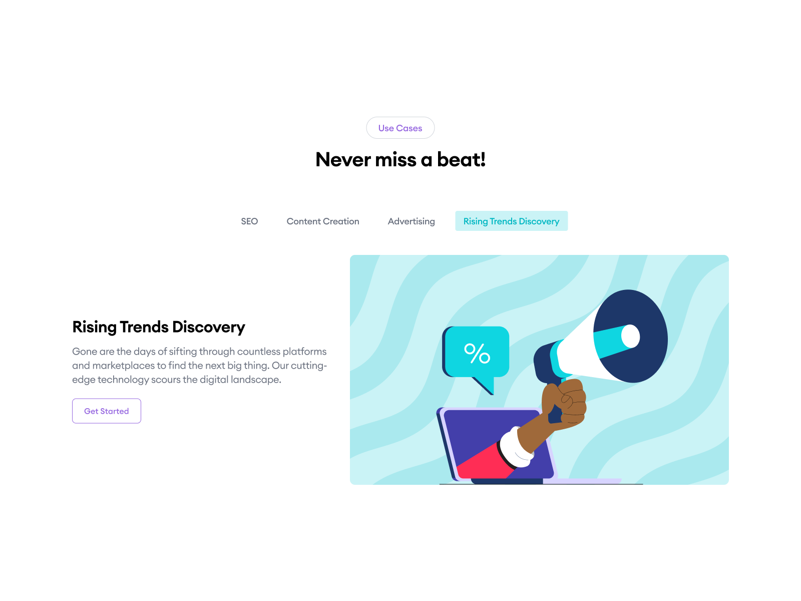 Use cases carousel by Emmanuel Okononfua on Dribbble