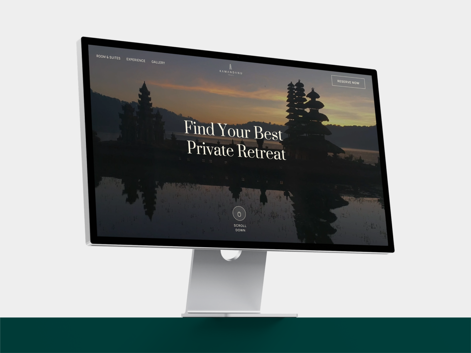 Kamandanu Resort Landing Page by Pixelz Design for Pixelz on Dribbble