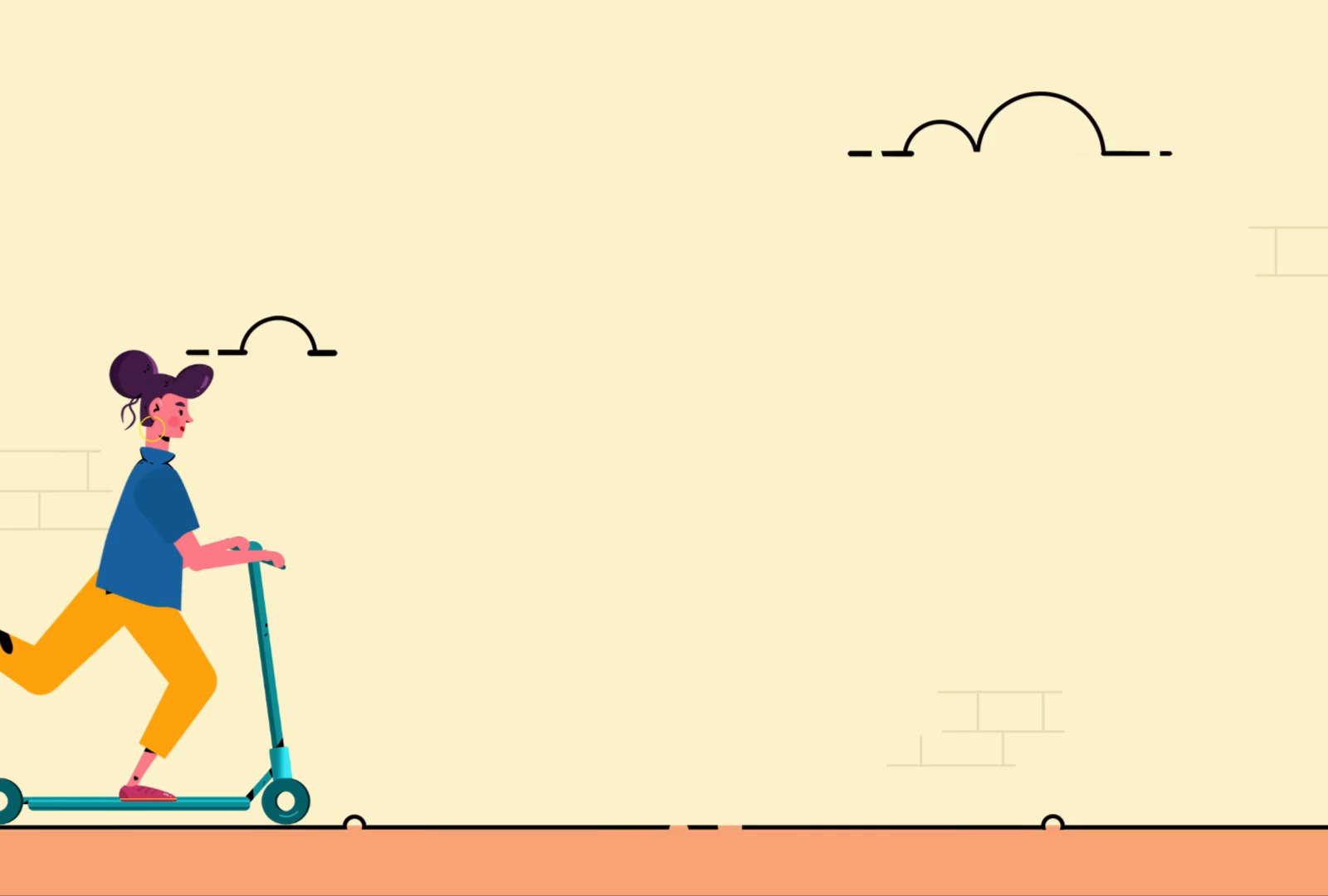 scooter riding animation by Raziye badrooj on Dribbble