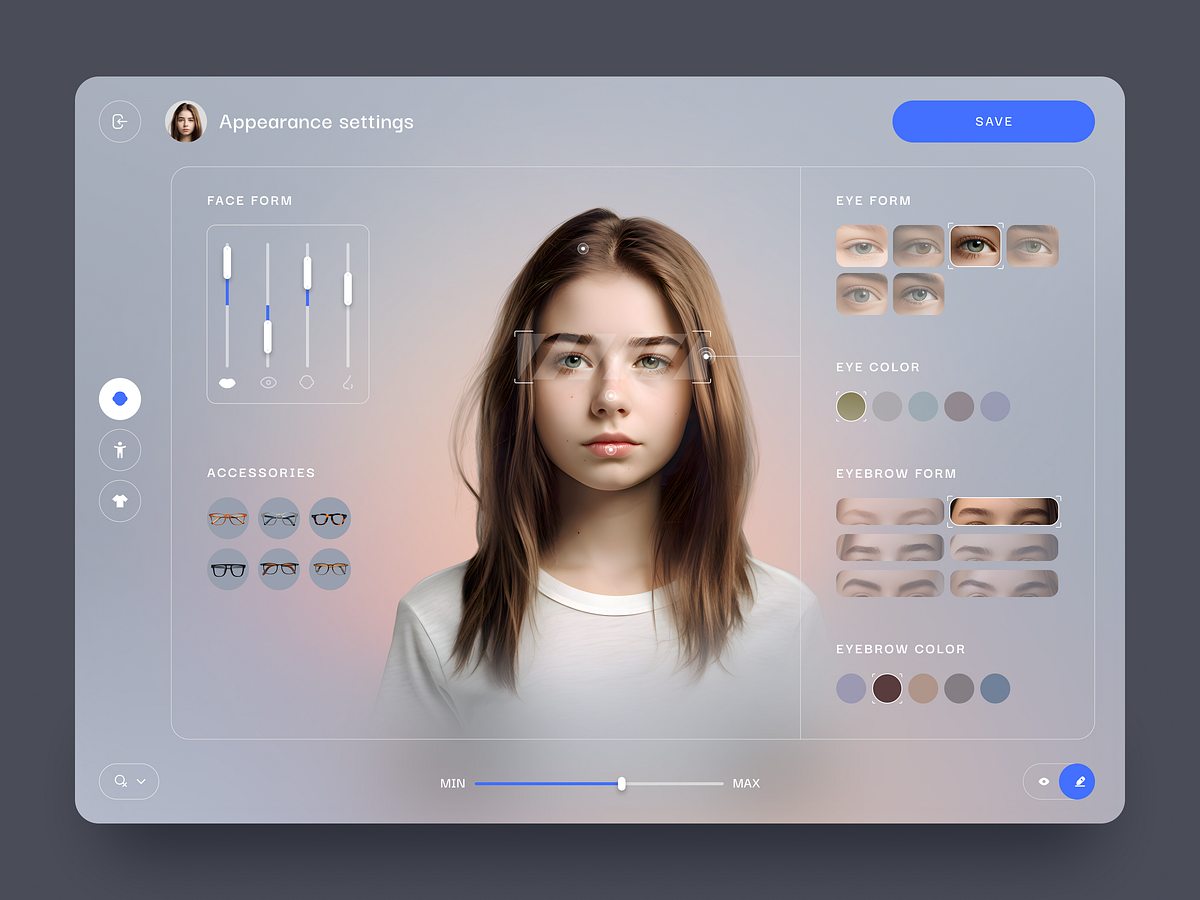 UI/UX for an AI Avatar Editor Aiam by Halo UI/UX for HALO LAB on Dribbble