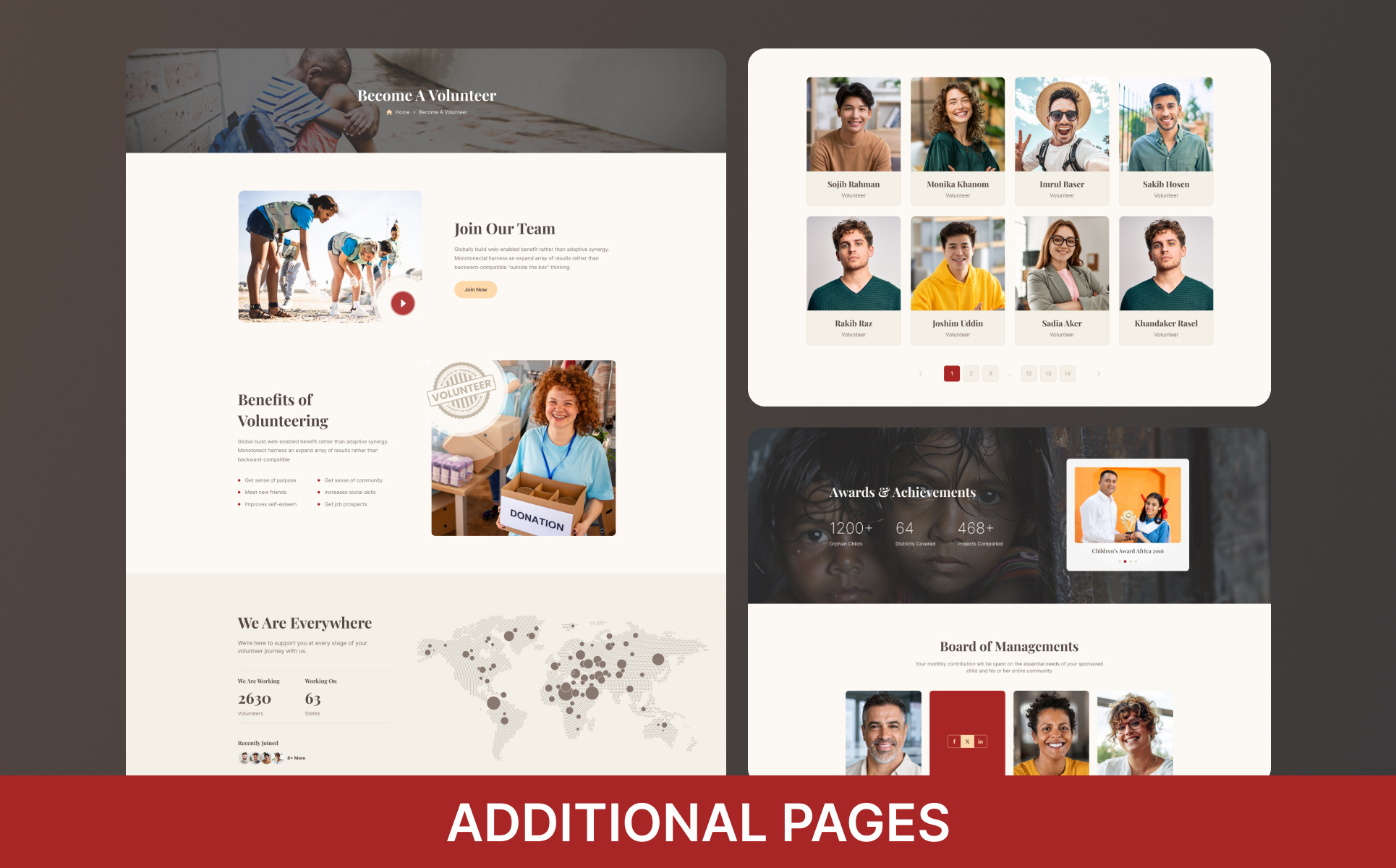 Danbox- Orphanage Foundation Website by Khandaker Rasel on Dribbble