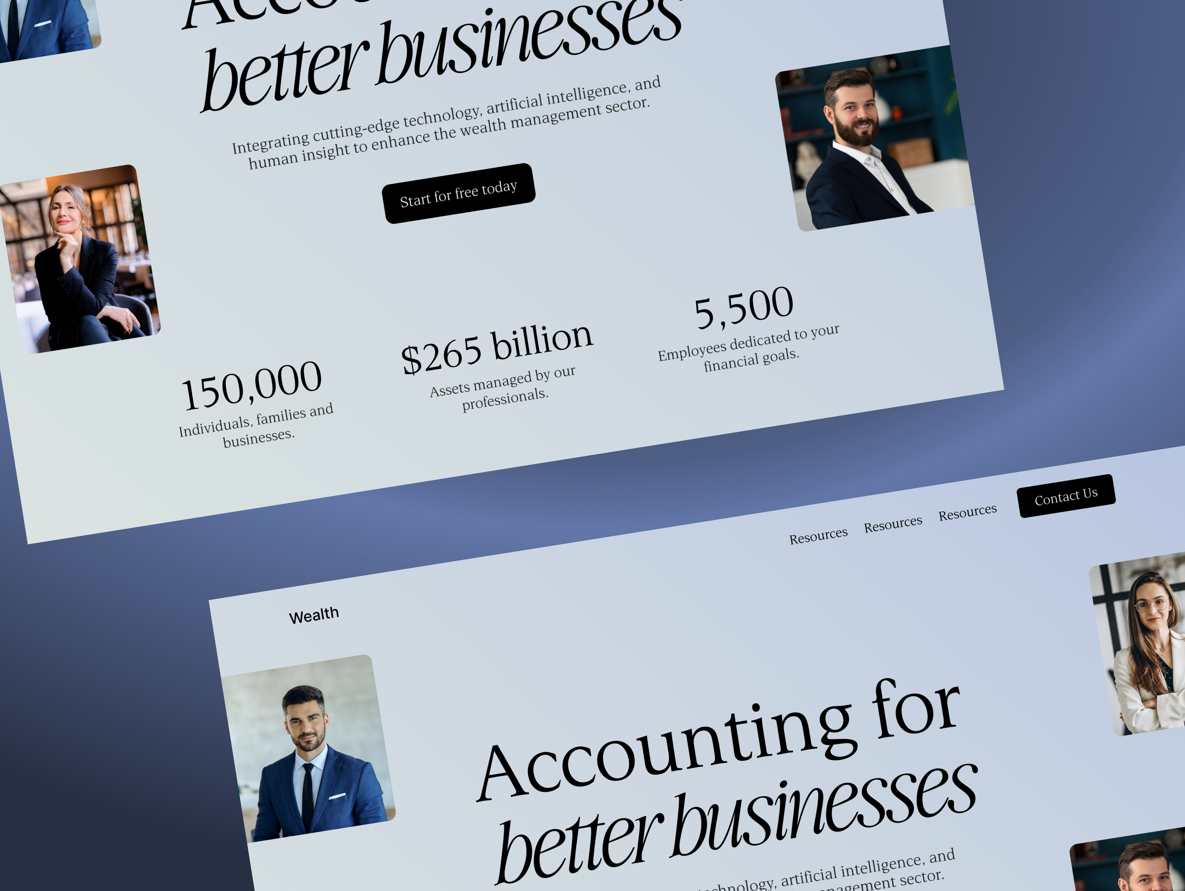 Accounting Software Financial Management website design by Giuliana ...