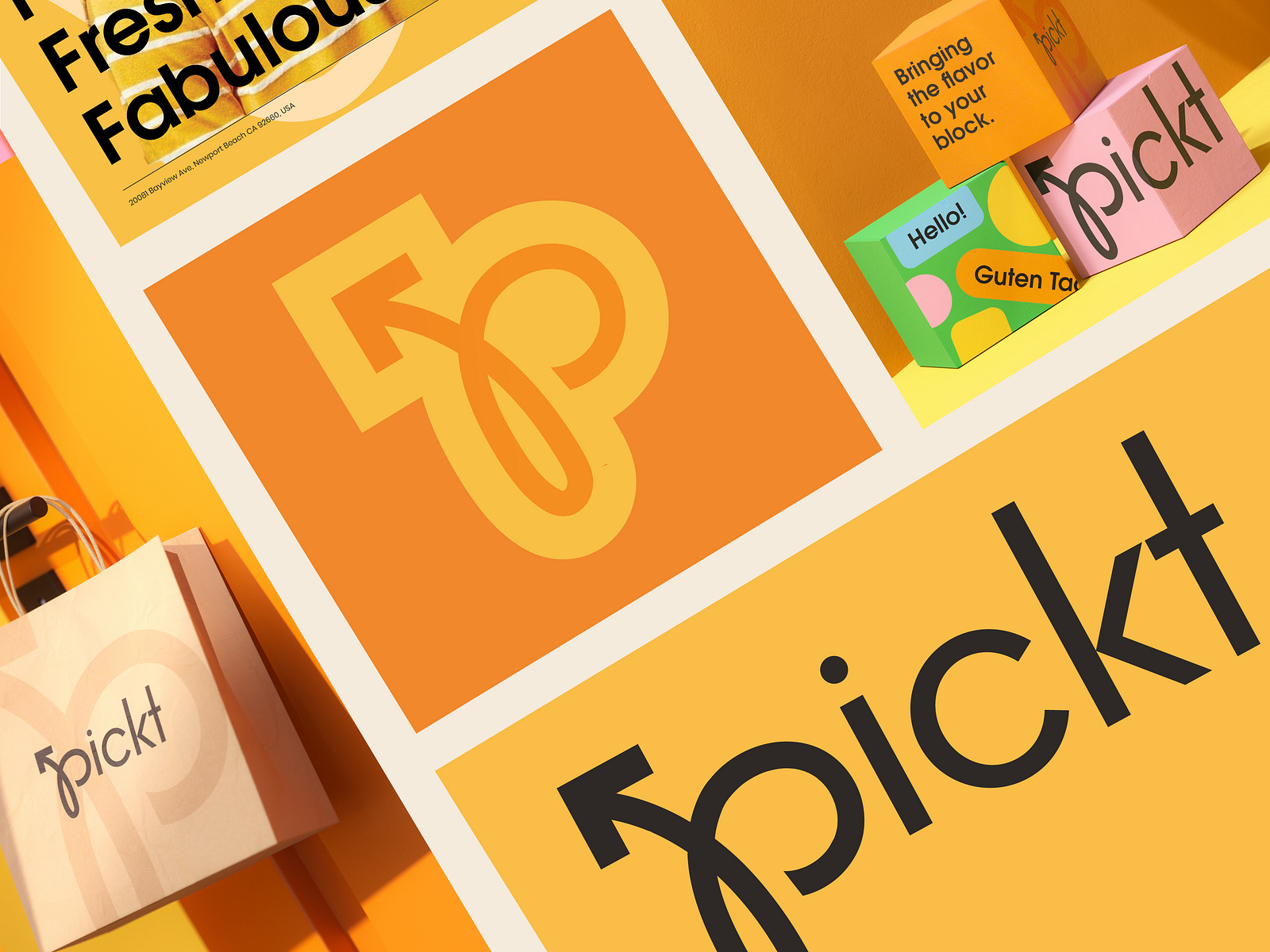 Pickt Branding & Packaging Design: Pickt Brand Identity by Mustafa ...