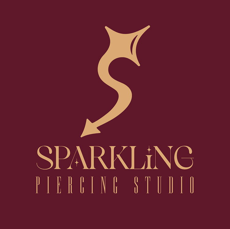 SPARKLING PIERCING STUDIO Logo and Brand design by Booضy on Dribbble