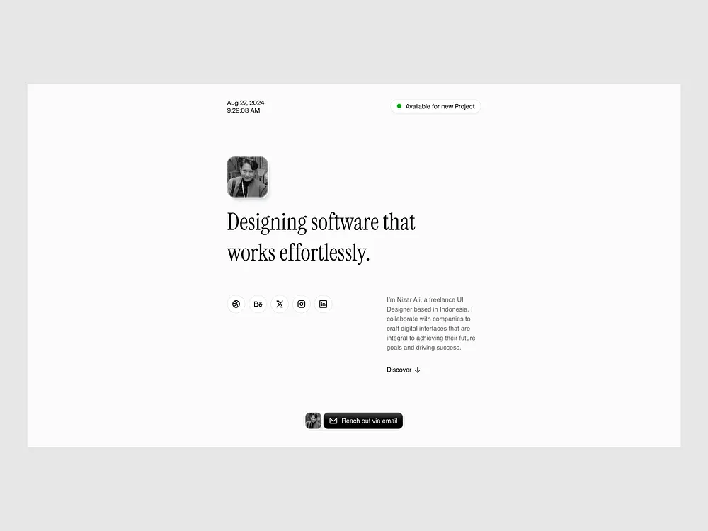 Browse thousands of Simple Portfolio Website images for design ...