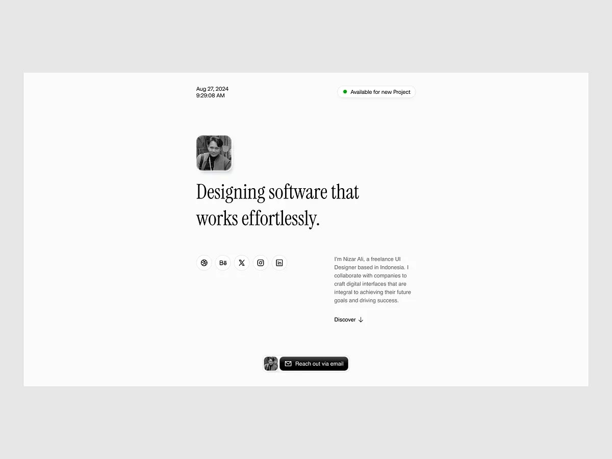 Browse thousands of Simple Portfolio Website images for design ...