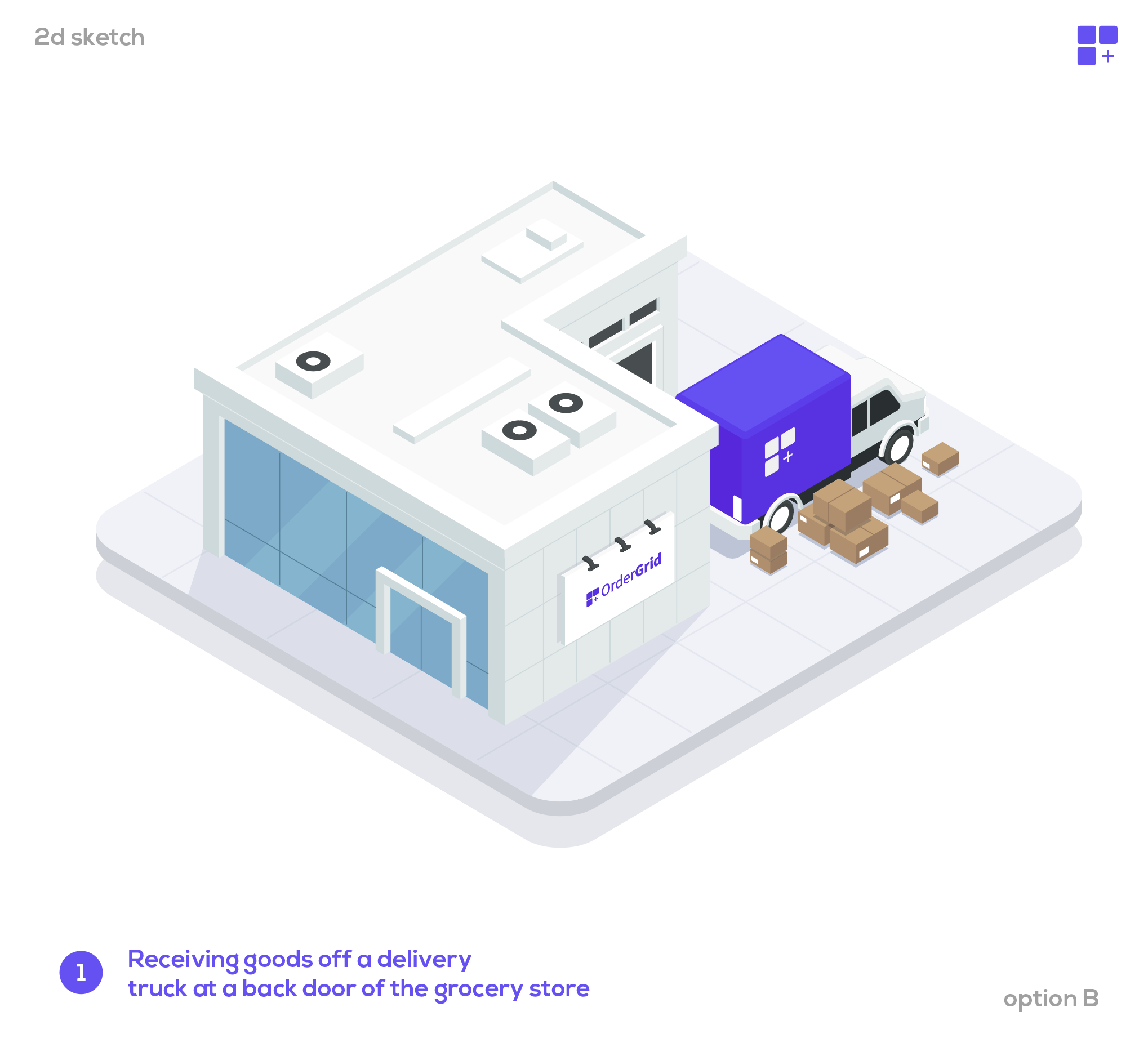 Illustration For Ordergrid.com by Vedant Hegde on Dribbble
