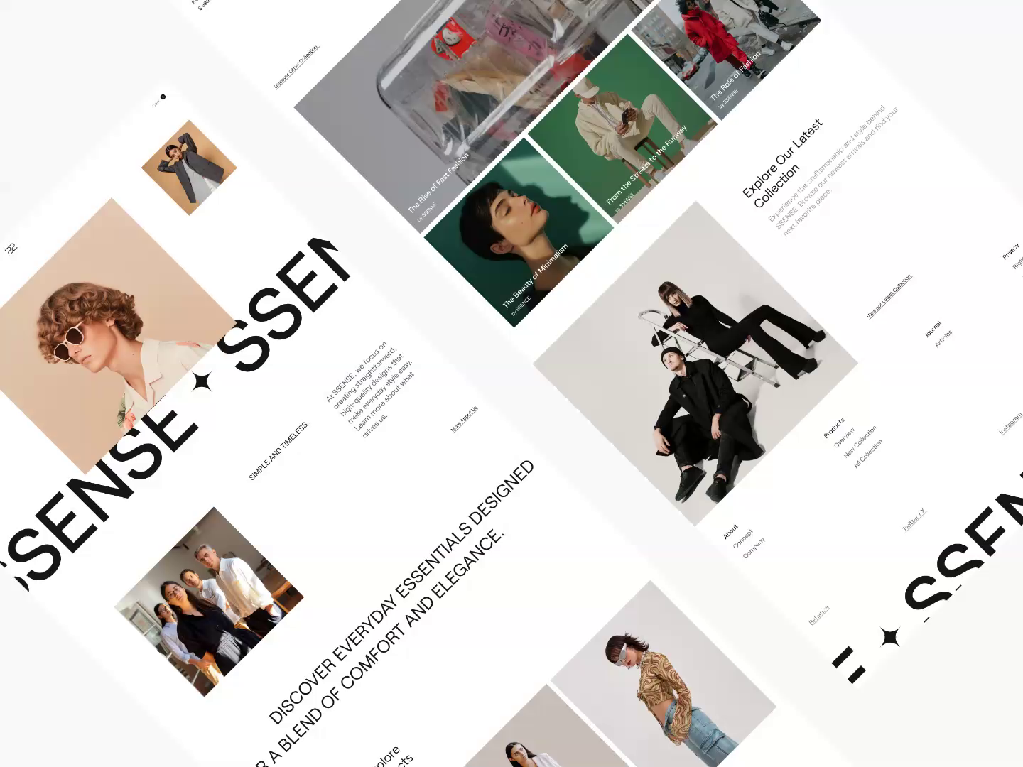 SSENSE - Ecommerce Website by Pixelate Design for Pixelate Studio on ...