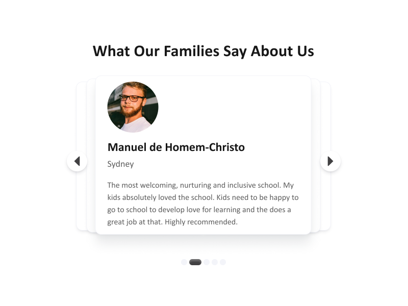 Testimonial Card by Quinxy Mahardhika on Dribbble