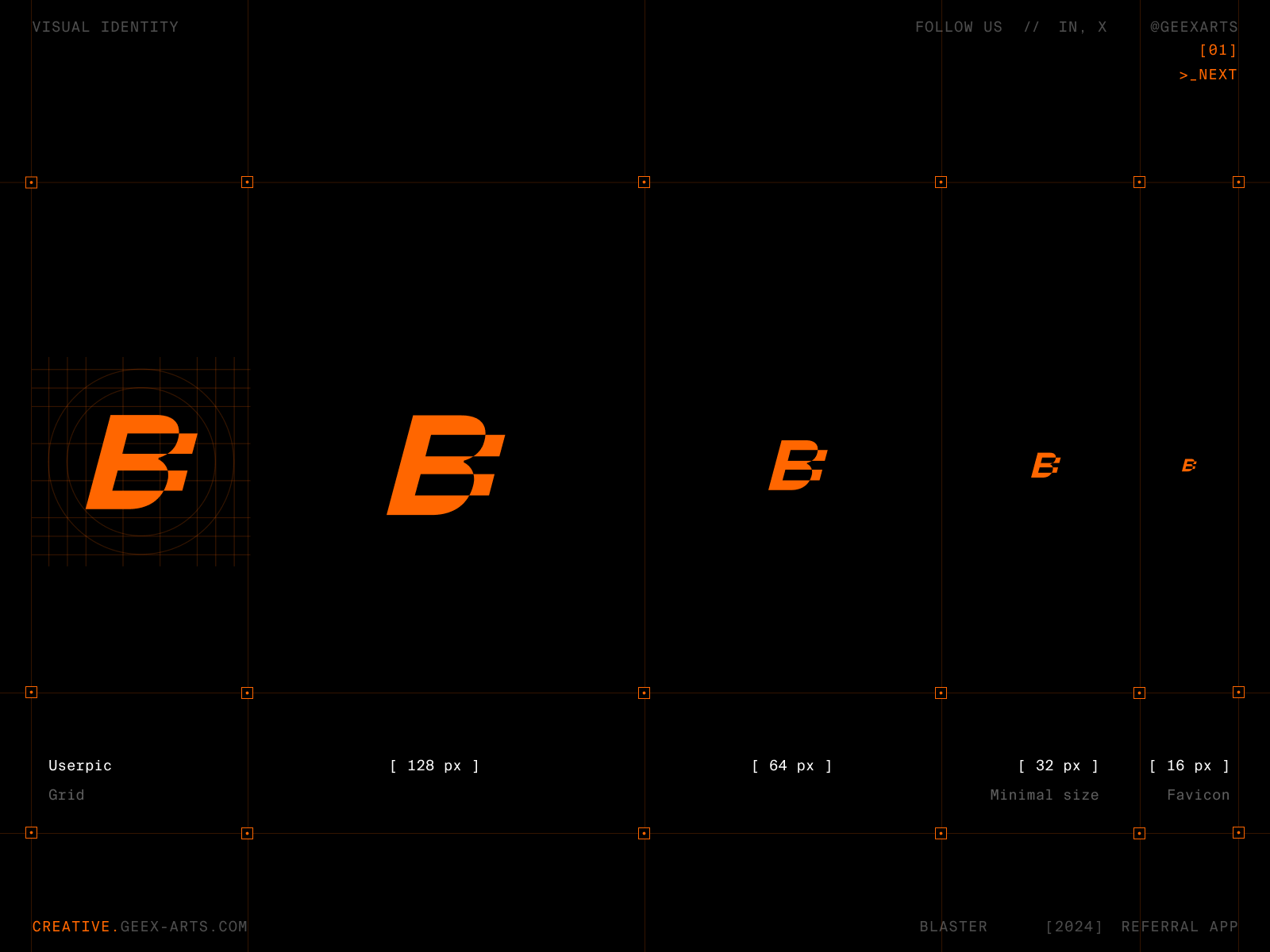 Blaster Logo by Julia Dmitrievna for Geex Arts on Dribbble