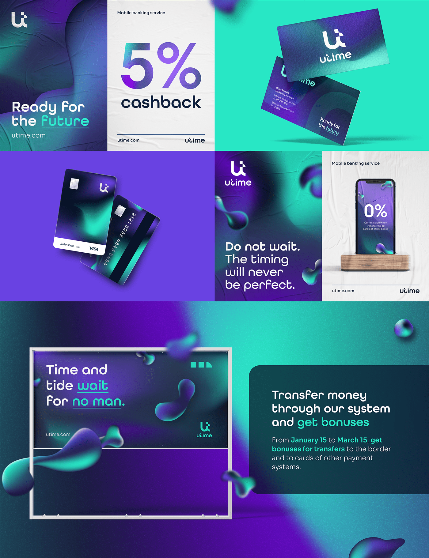 Utime BRANDING | LOGO | FRAME WORK by AJAB GUL on Dribbble